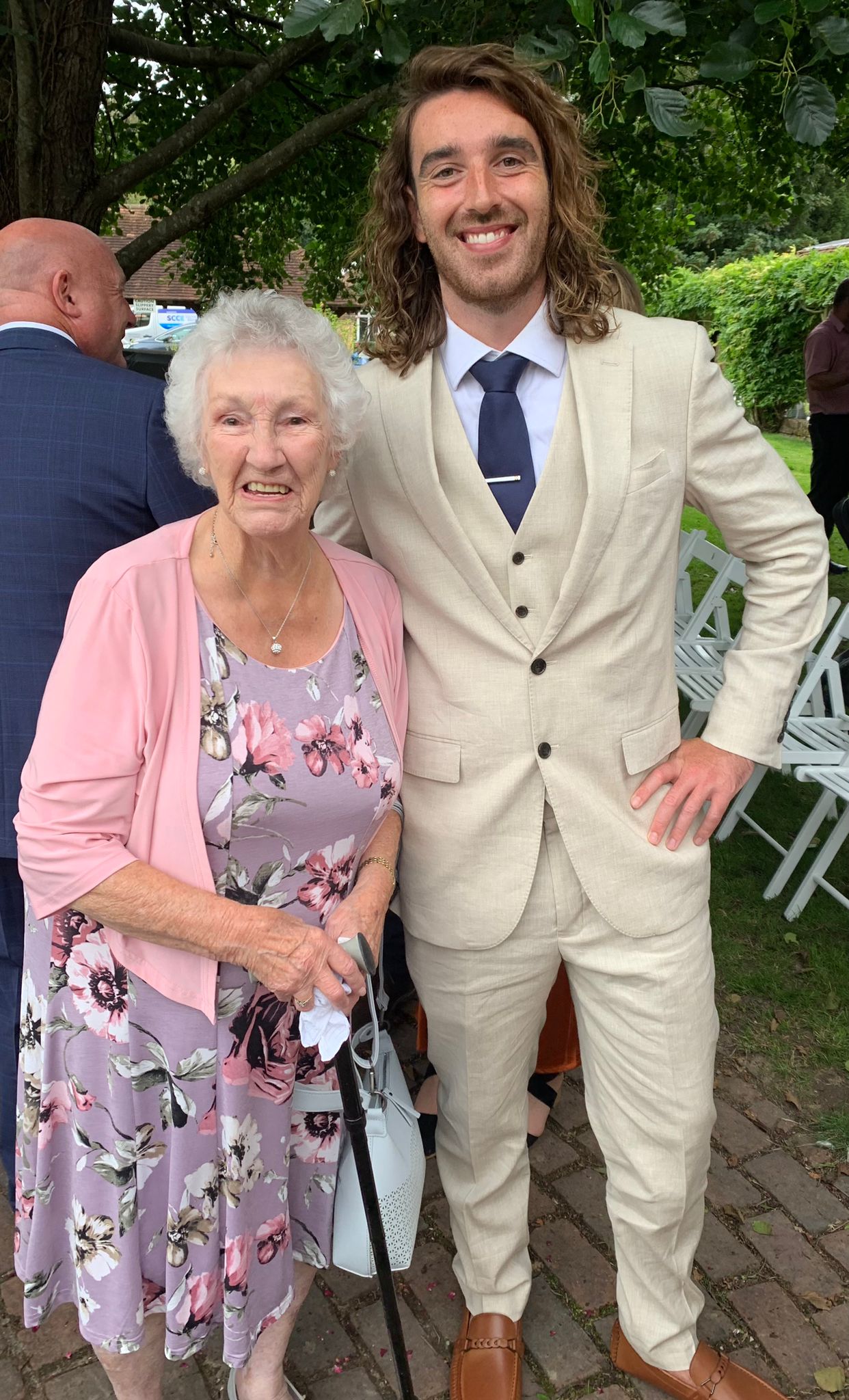 It's my Nan's 90th Birthday and I'd like to add her to a photo. Replace the bald guy 2nd from ...