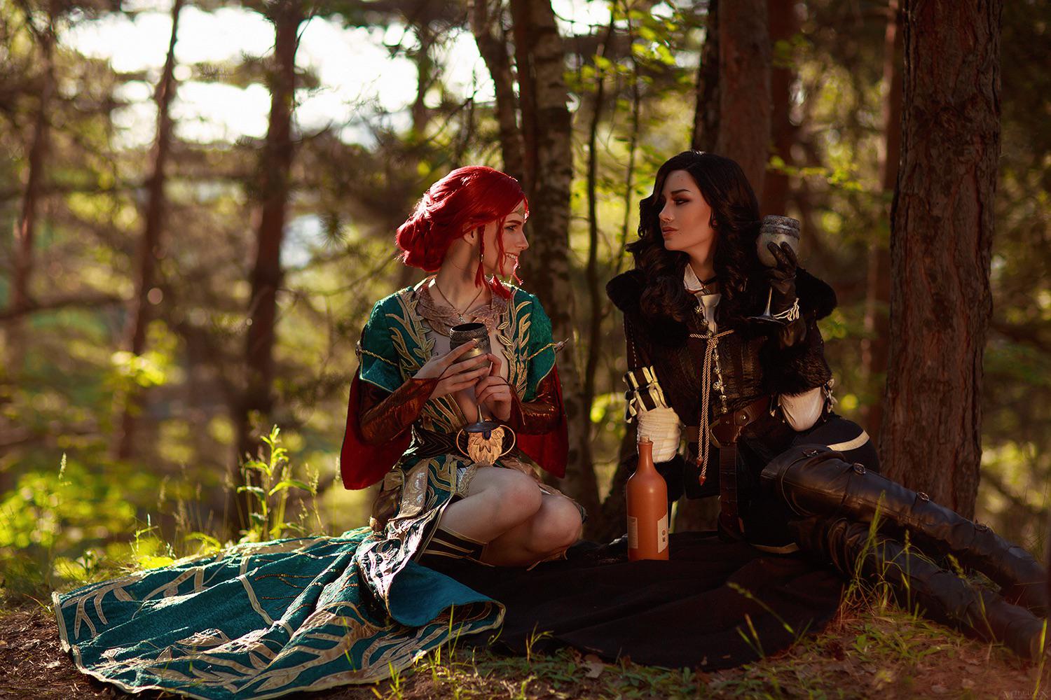 Triss and Yennefer cosplay by likeassassin and vick_torie | Scrolller