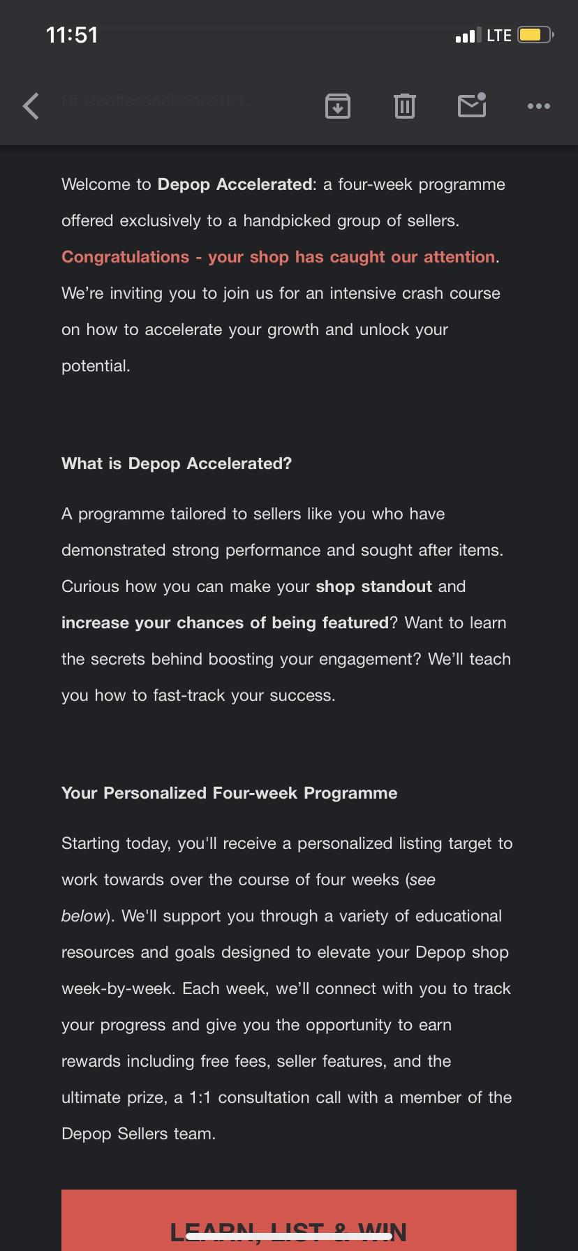 Depop accelerated? | Scrolller