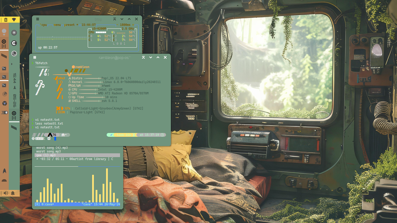 [XFCE] Army Green Camping | Scrolller