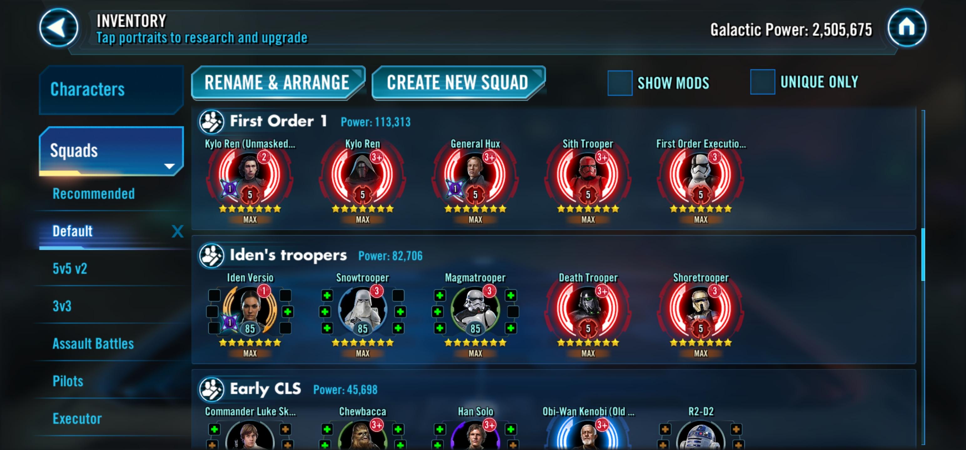 Roster Review Help | Scrolller