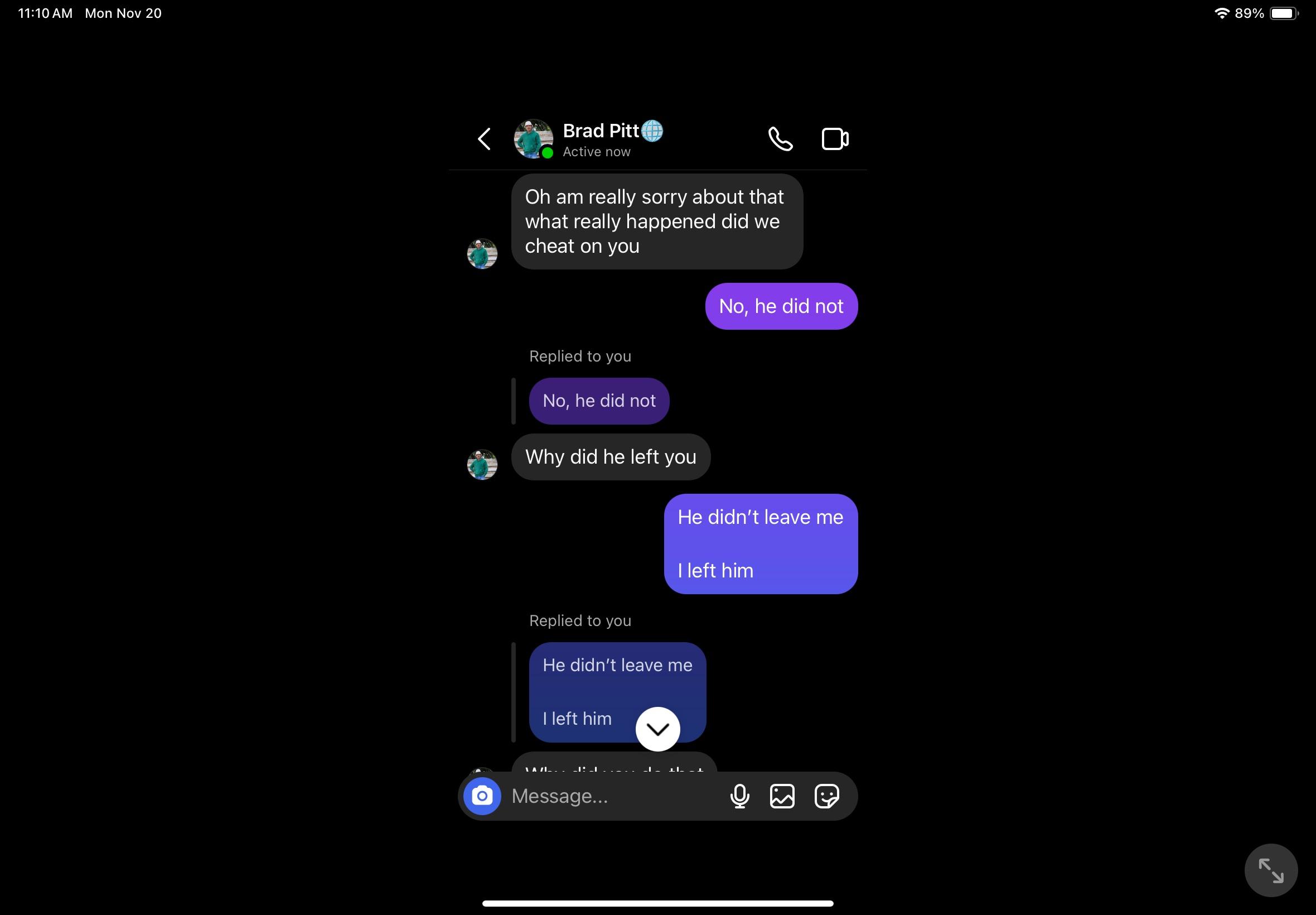 Brad Pitt — Part Two — with Mimi | Scrolller