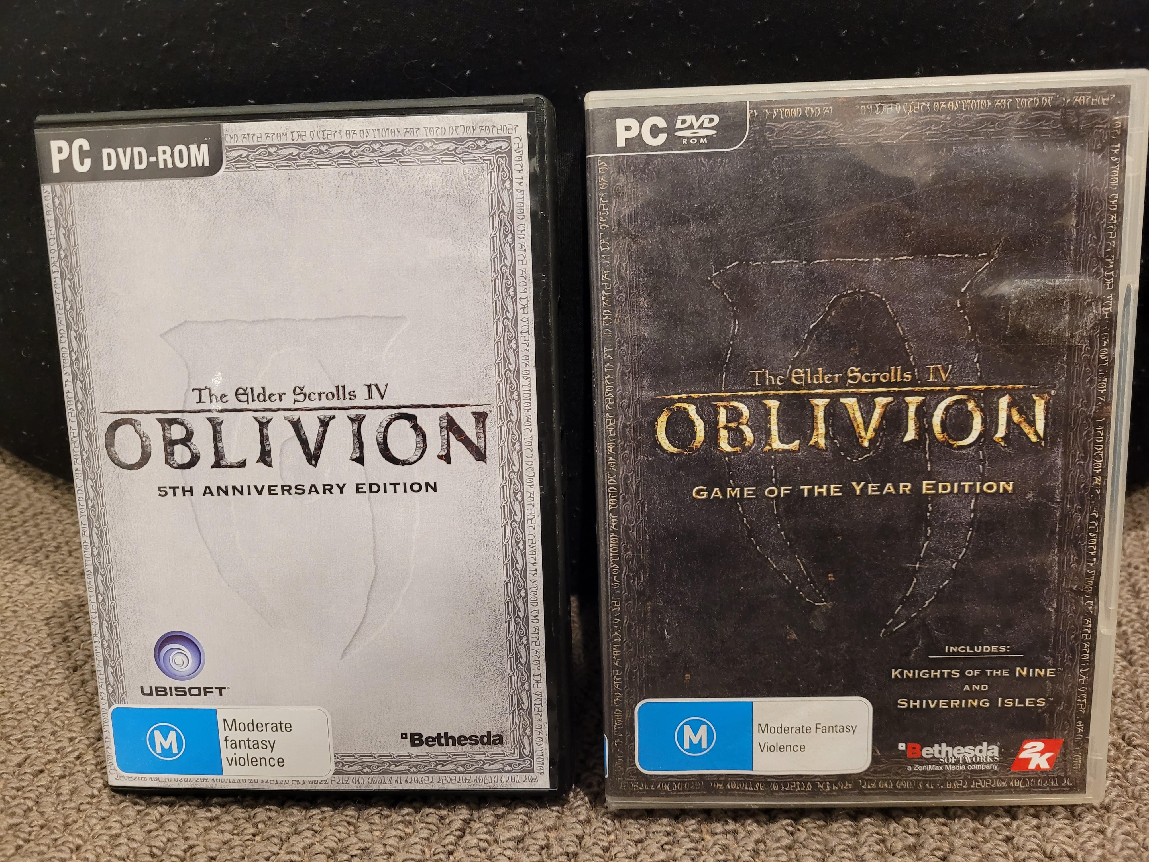 Finally completed my Oblivion collection! | Scrolller