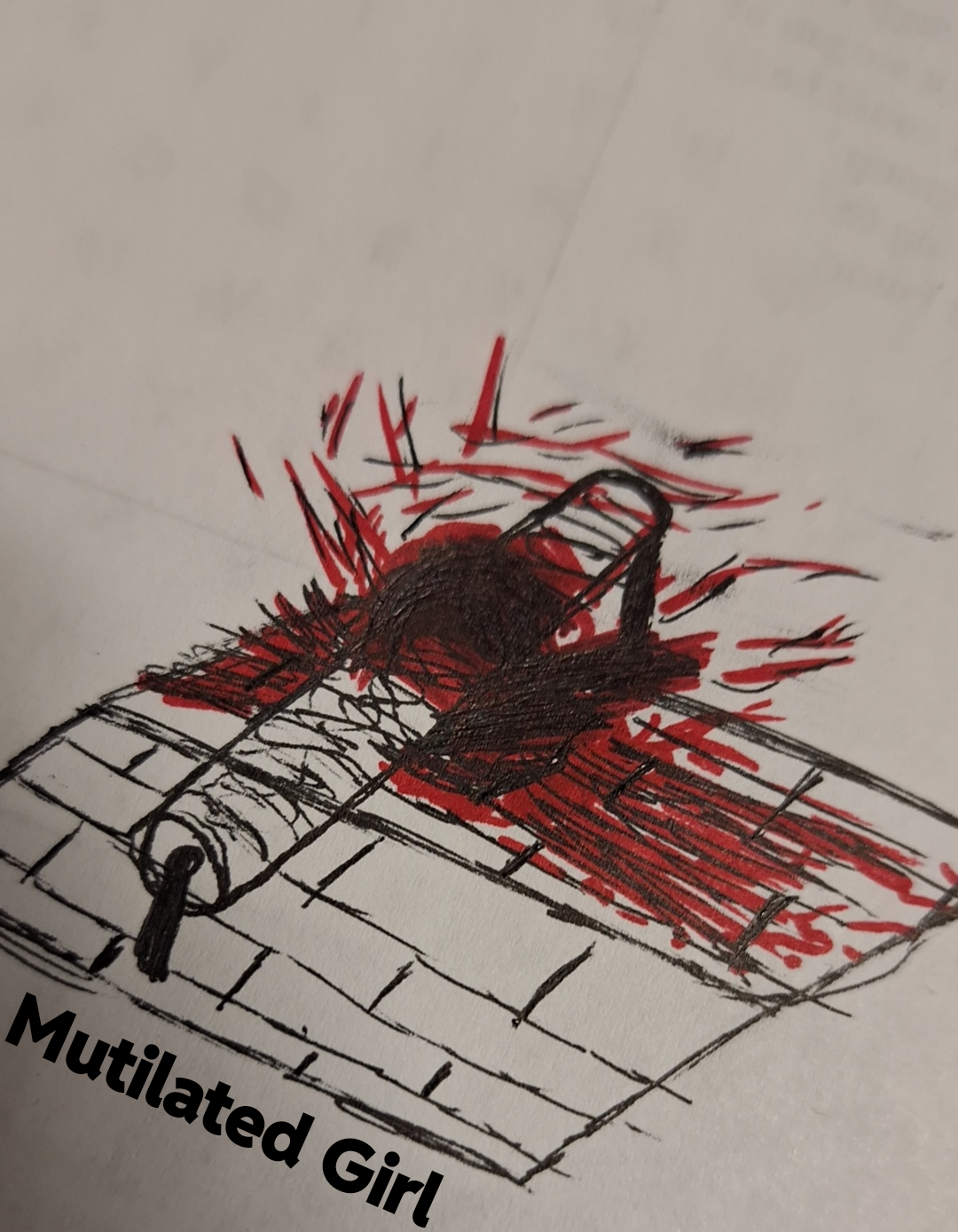 Some slightly gorey doodles. | Scrolller