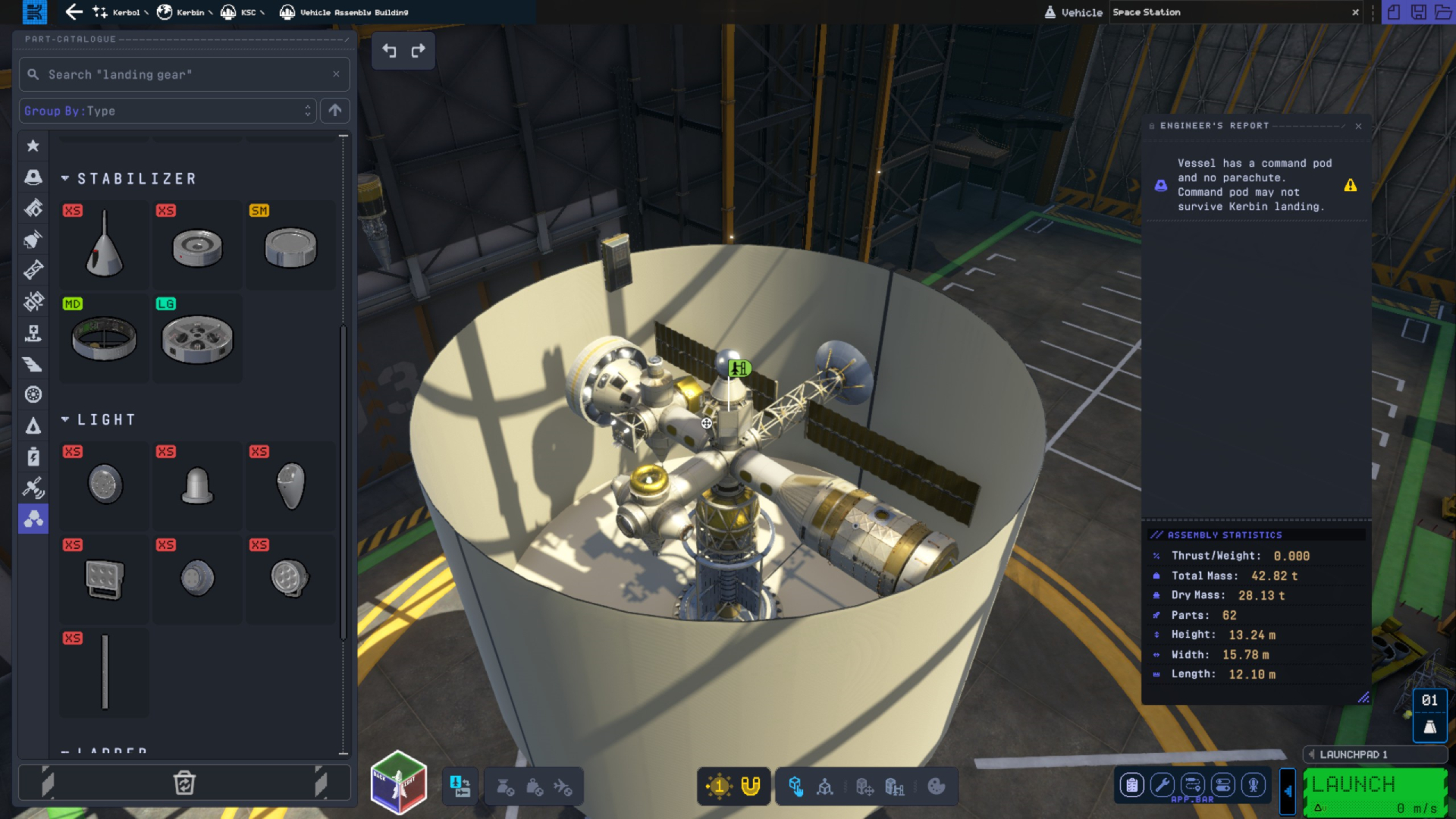 Single launch space station in a fairing | Scrolller