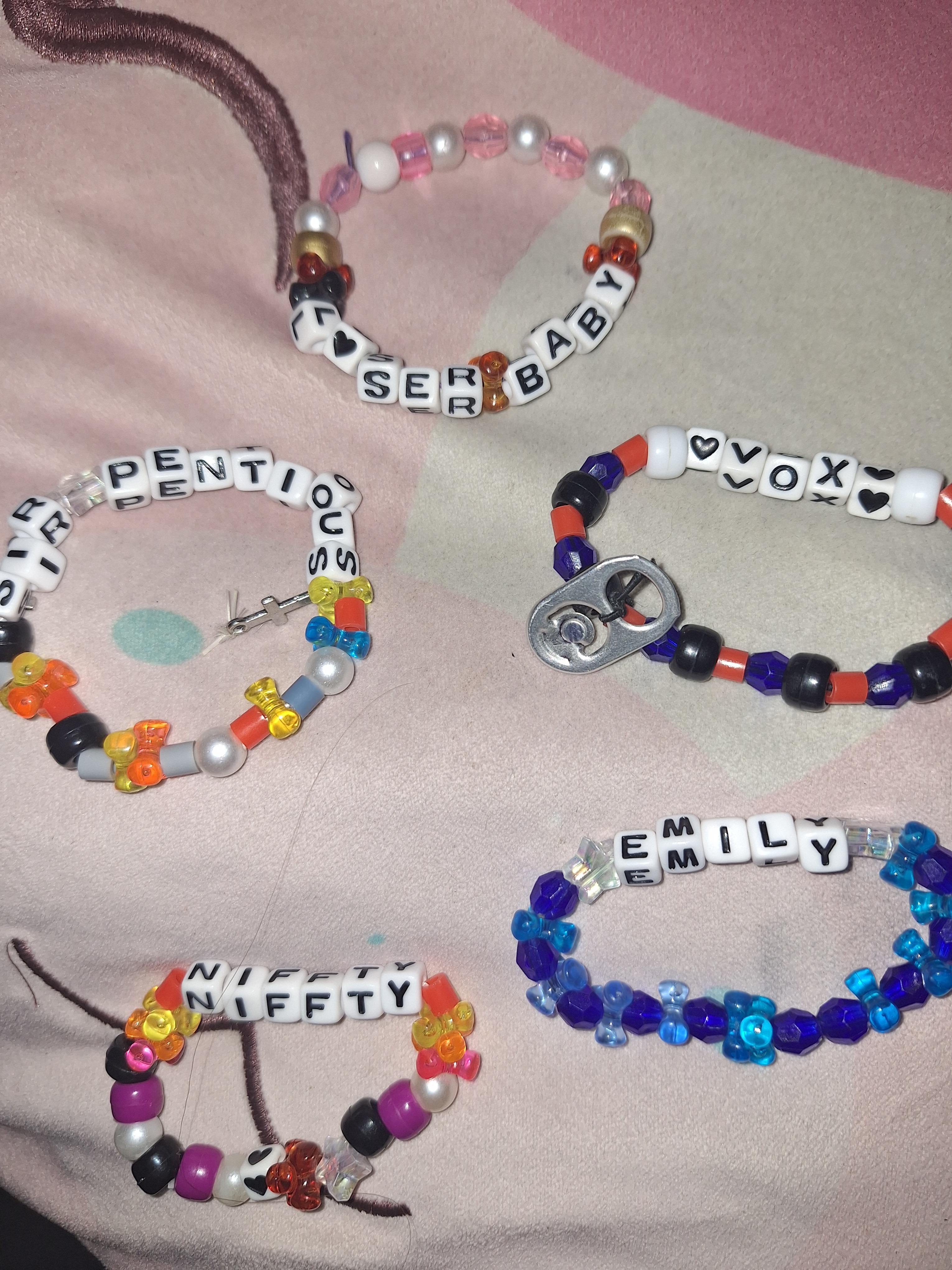 I made some Hazbin hotel Kandi!!! X3 | Scrolller