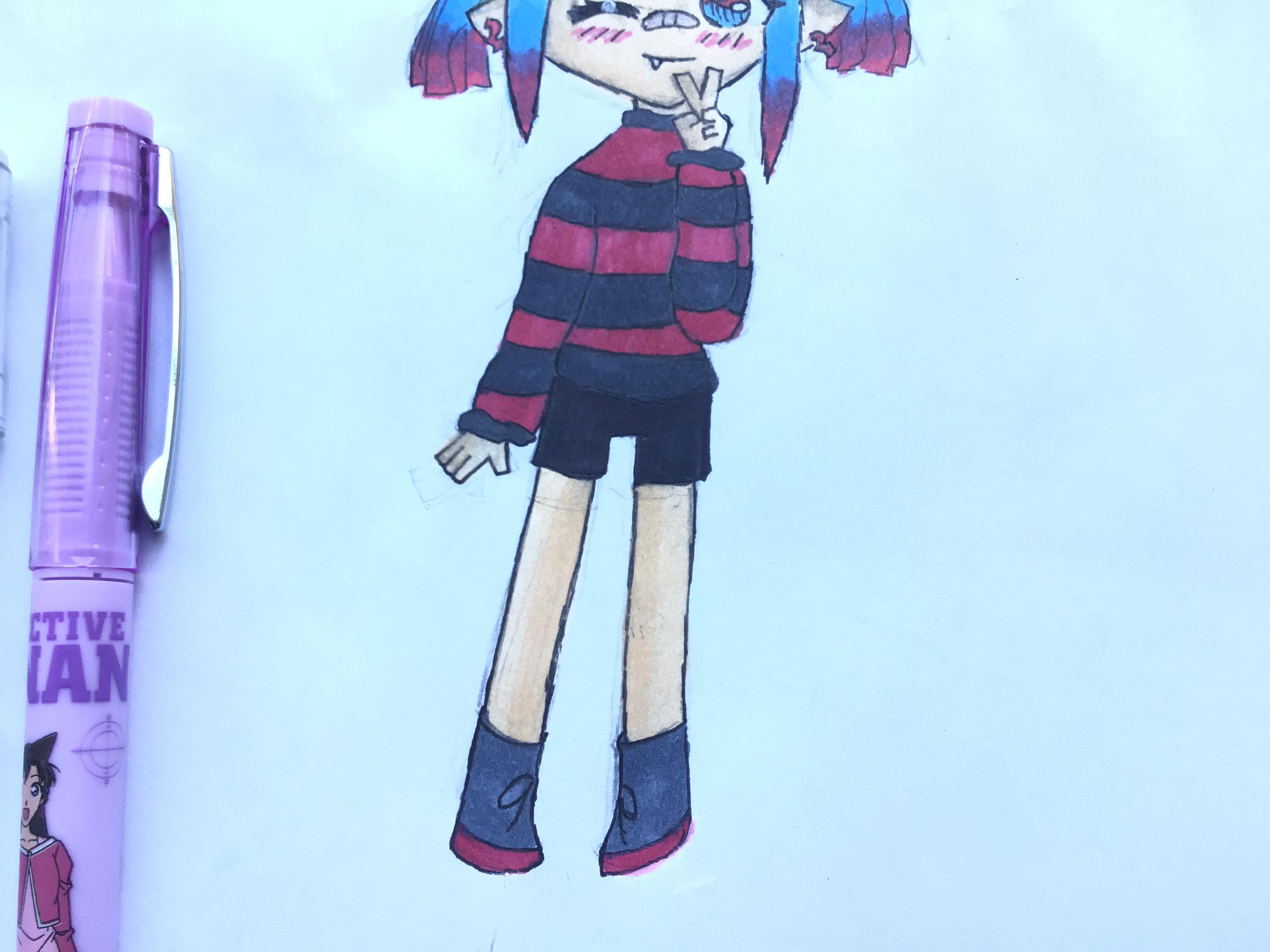 Red Soled! (Drawn by me, from splatoon manga) | Scrolller