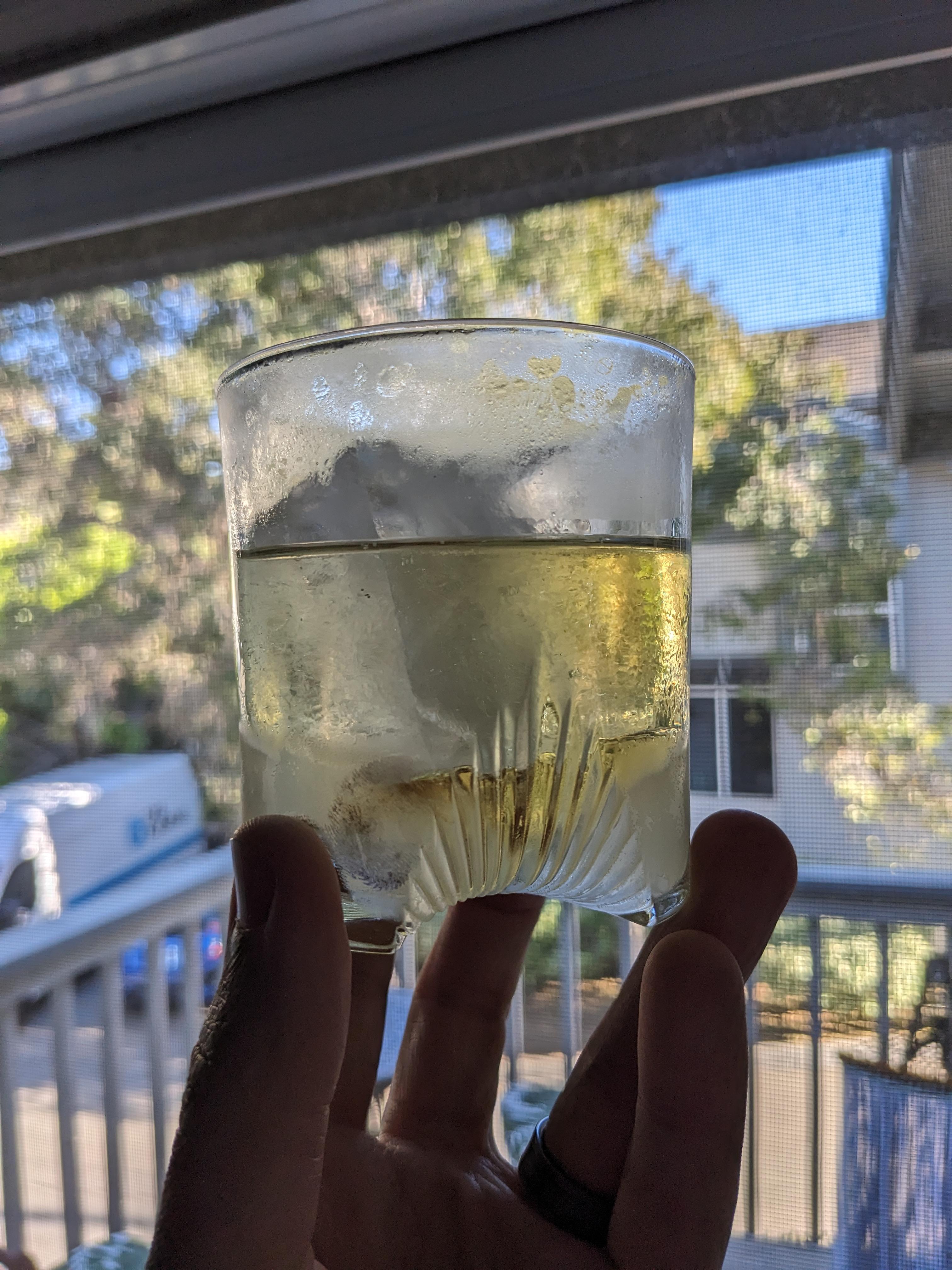 Rum Pineapple Clarified Milk Punch | Scrolller