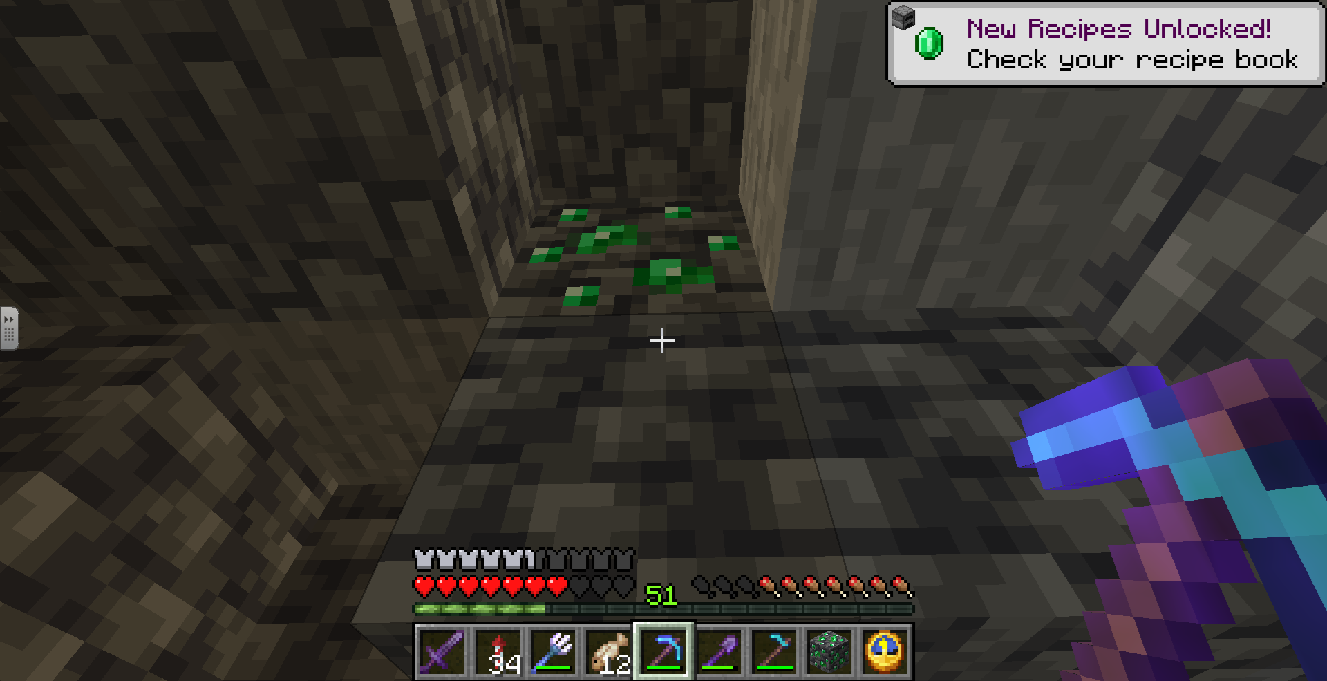 My collection is complete. I will make a better display for it later. I also had one deepslate ...