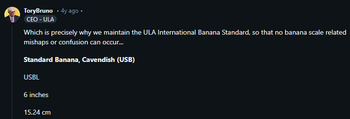 SpaceX Bananas are Bigger than ULA's Bananas | Scrolller