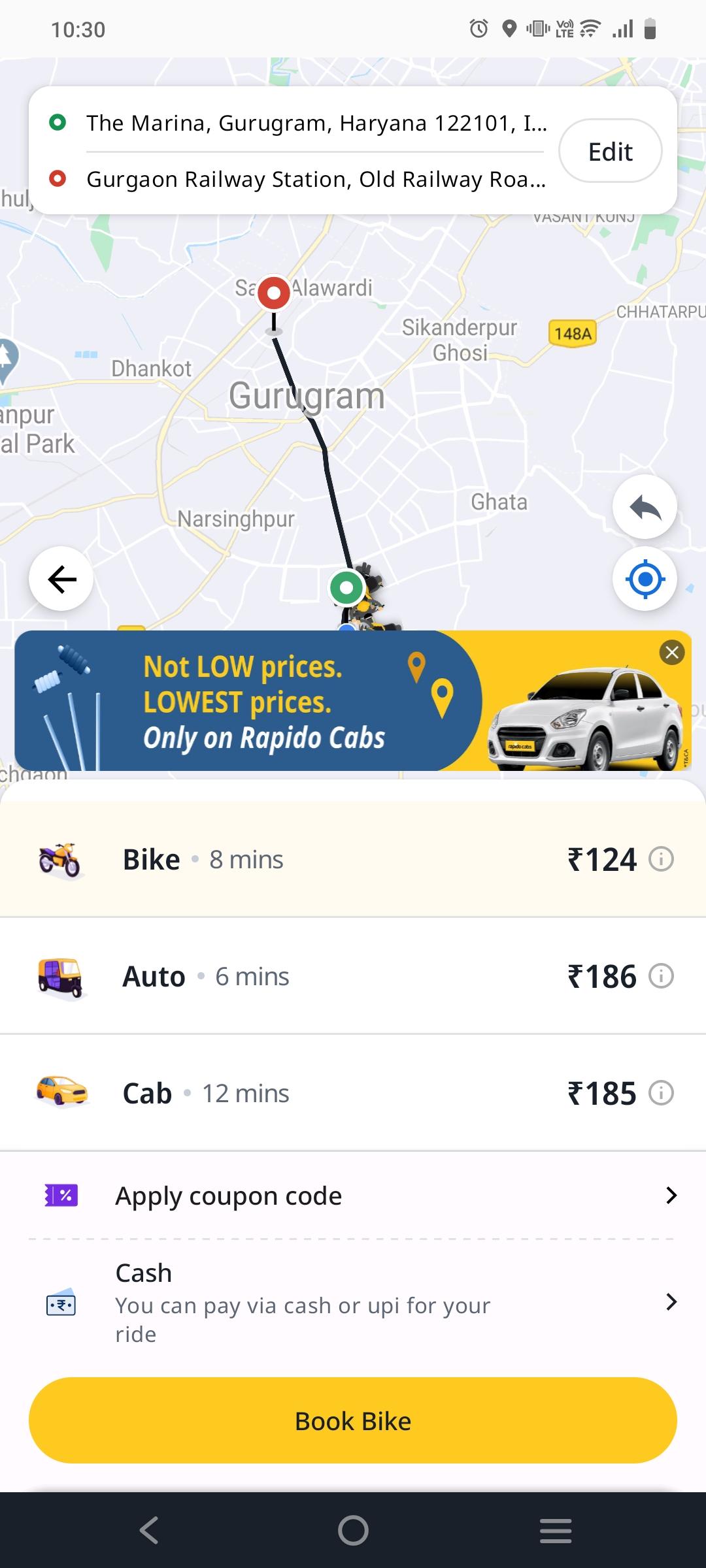 Rapido is expensive | Scrolller