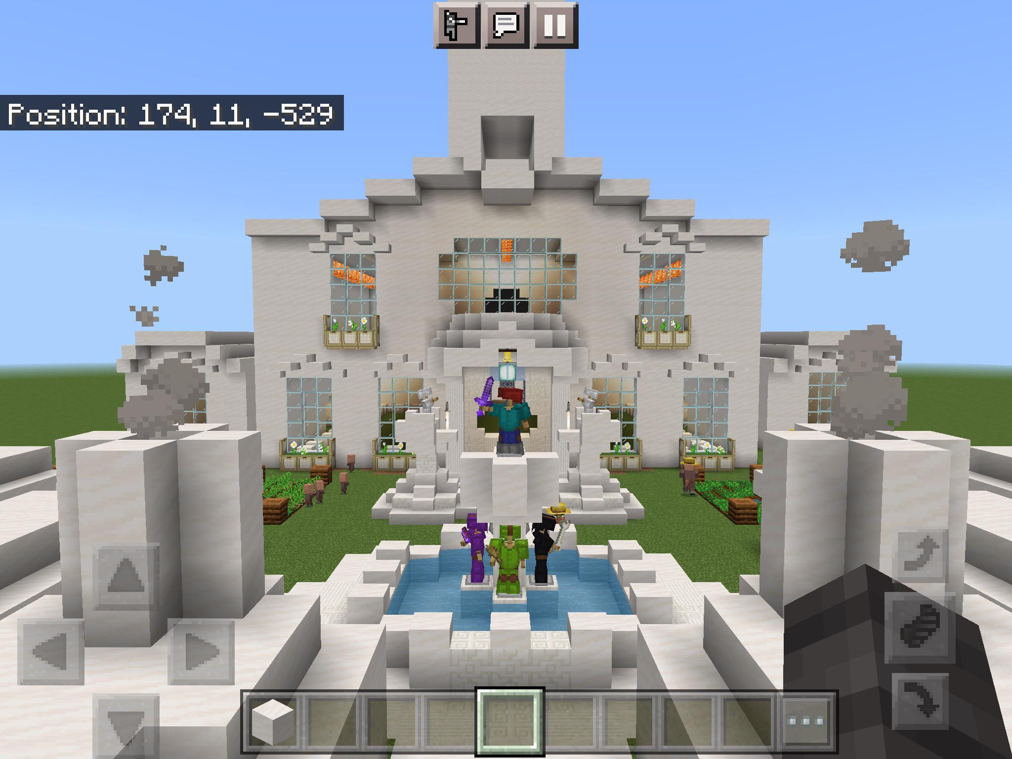 Progress on my village/mansion | Scrolller