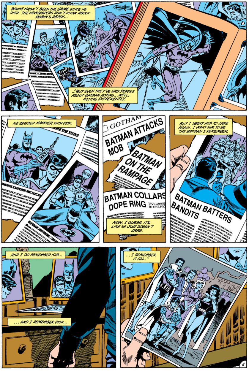 Tim Drake looks for Nightwing. (Batman #440 - Art by Jim Aparo) | Scrolller