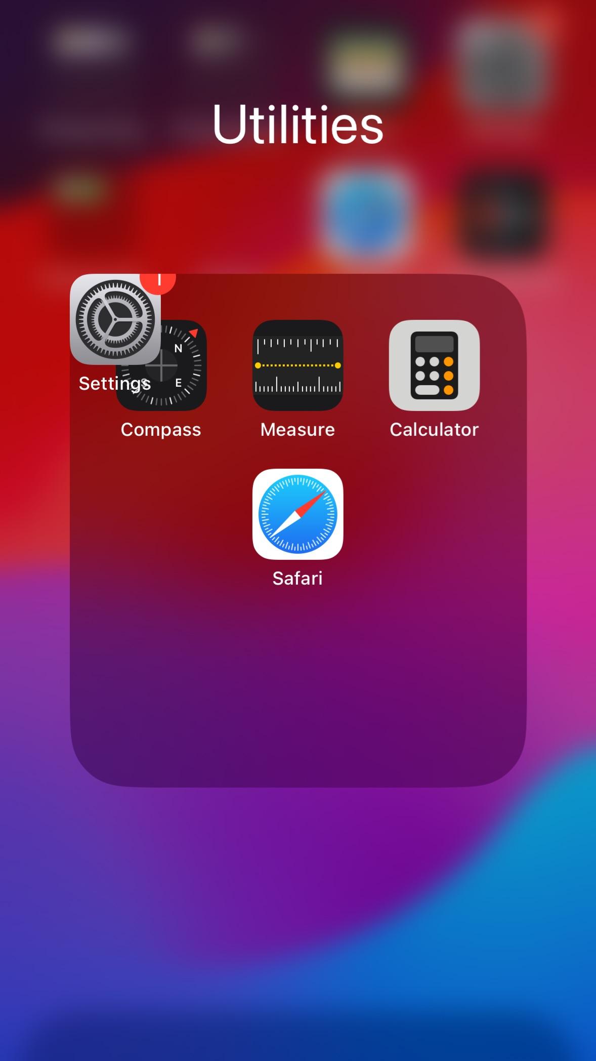 Weird app folder bug | Scrolller
