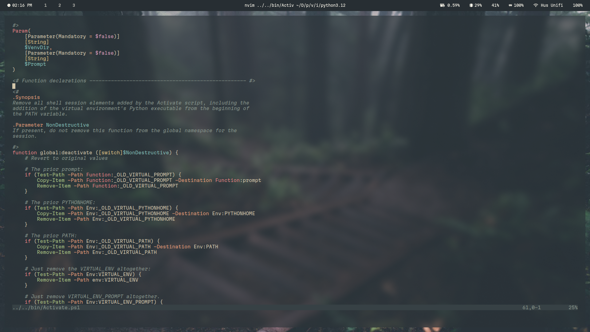 Basic rice using everforest [Hyprland] | Scrolller
