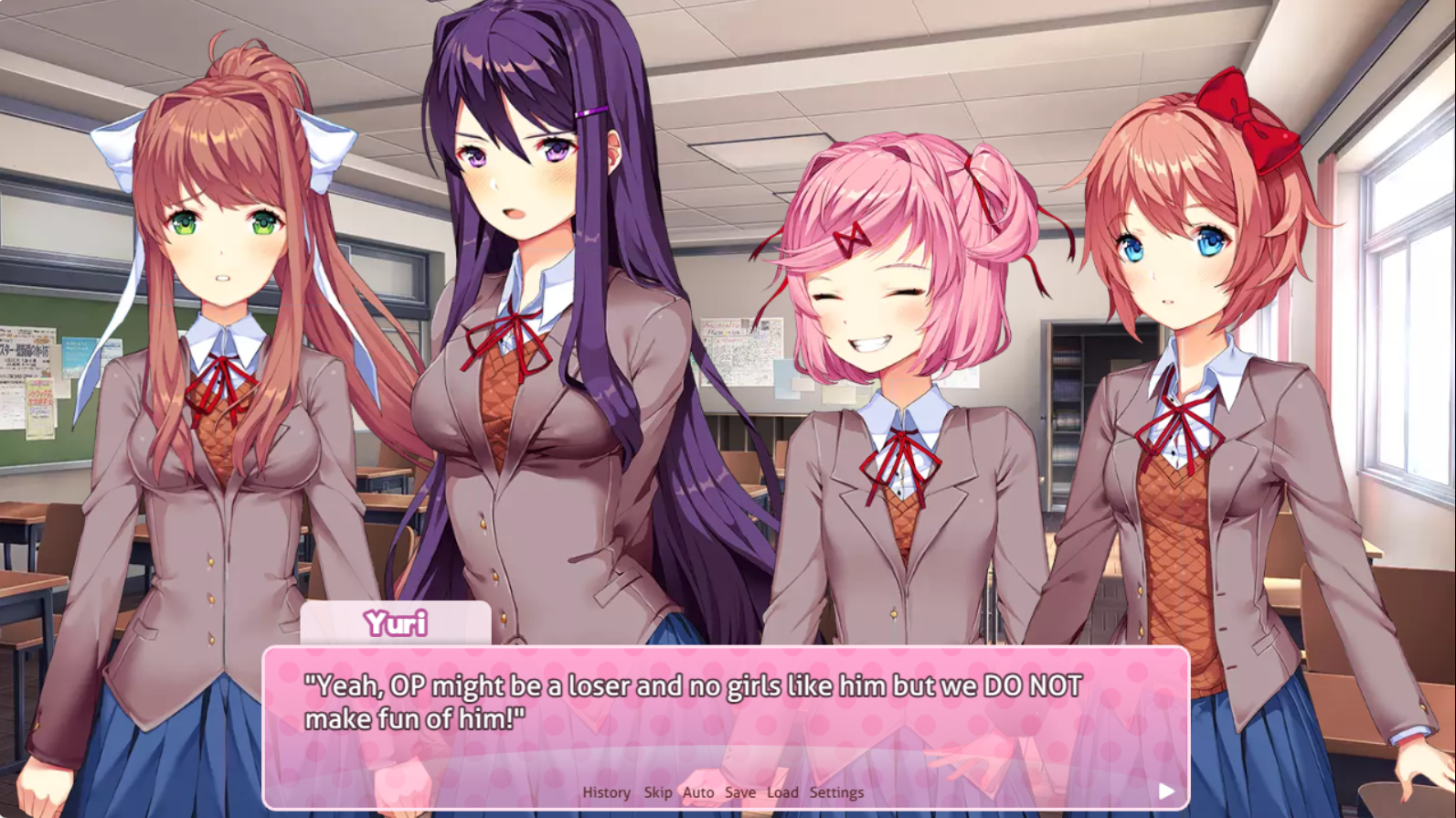 Natsuki bullies the OP | Scrolller