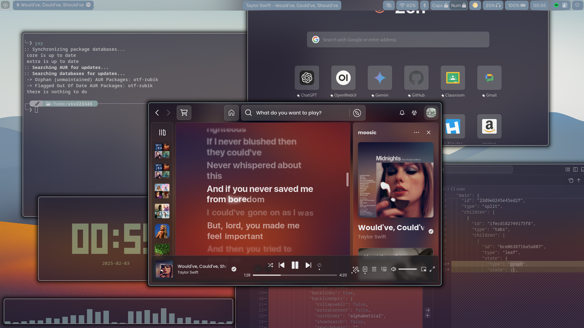 [hyprland] dynamic bliss | Scrolller