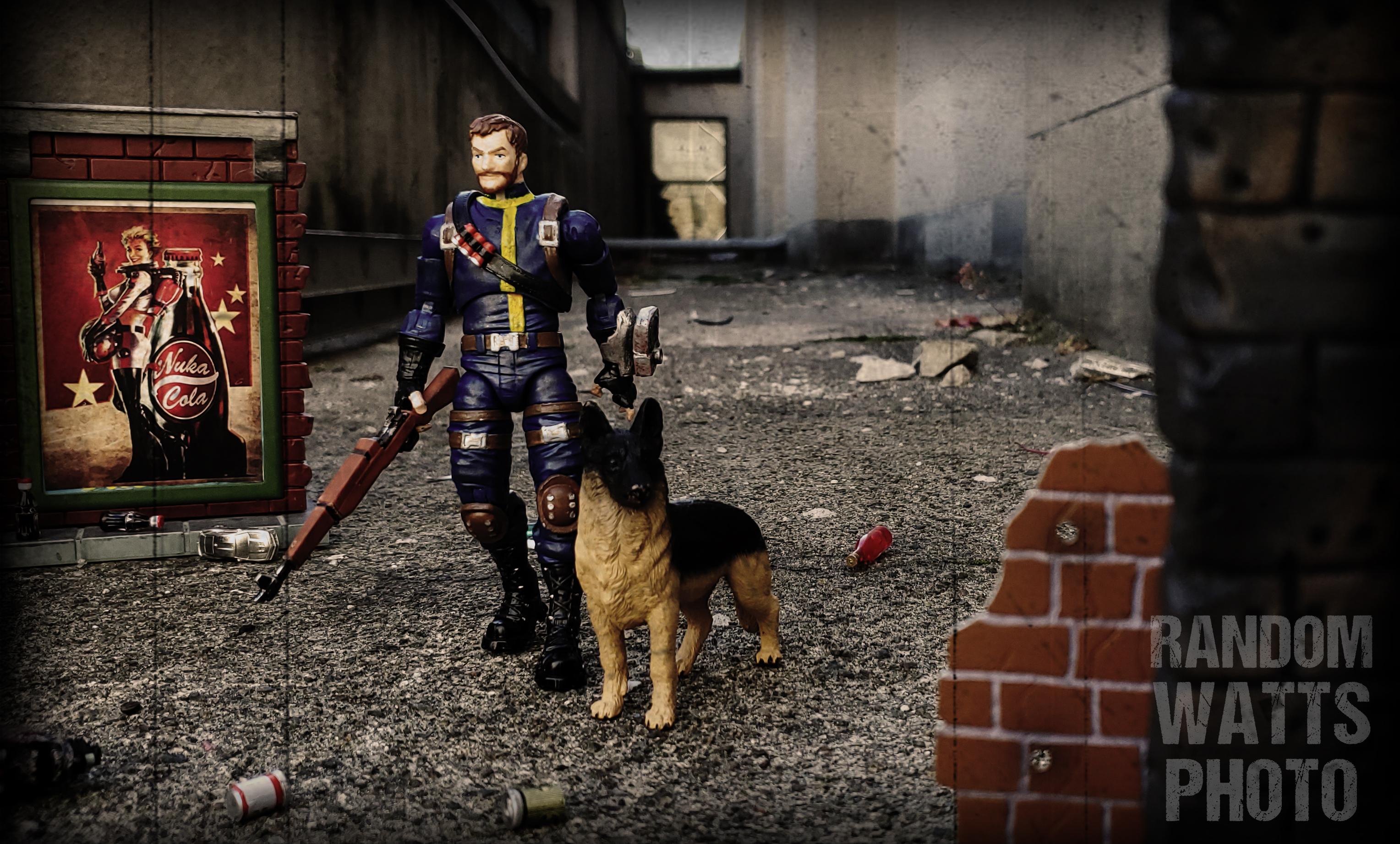 Toy photos of my custom Vault Dweller and Nuka Cola Power Armor | Scrolller