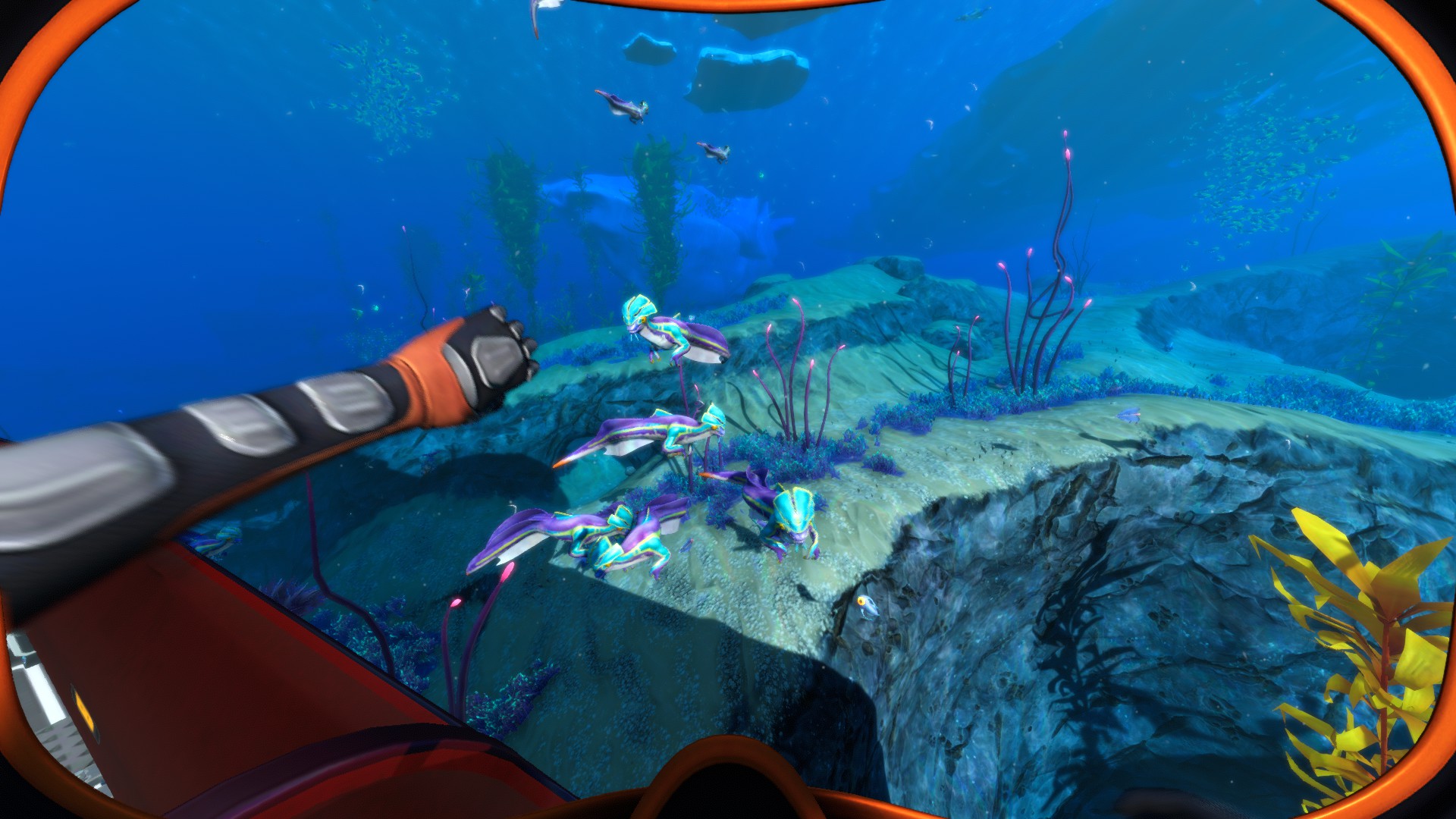 [No Spoilers] I made an army of Sea Monkeys by breeding them and releasing them around my base ...