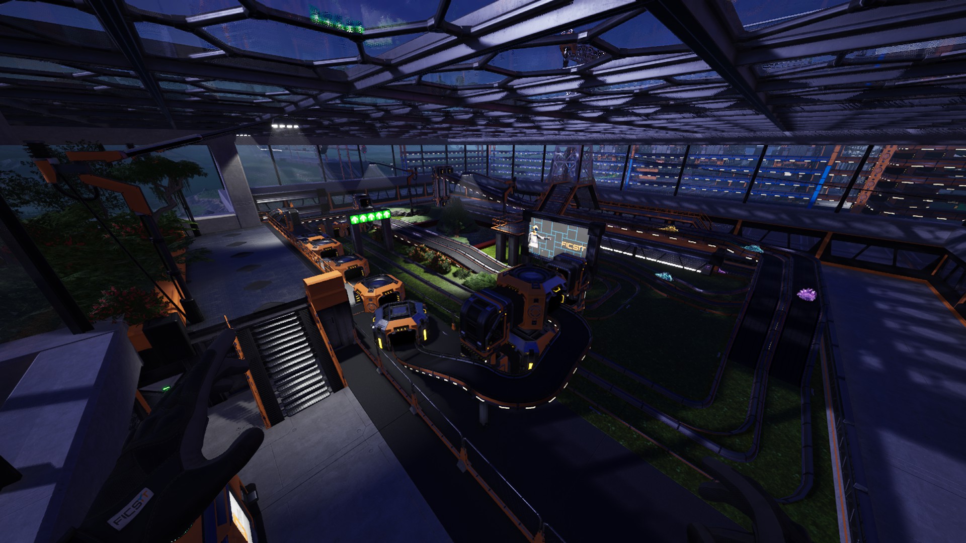 Made a little racetrack with a pitstop | Scrolller