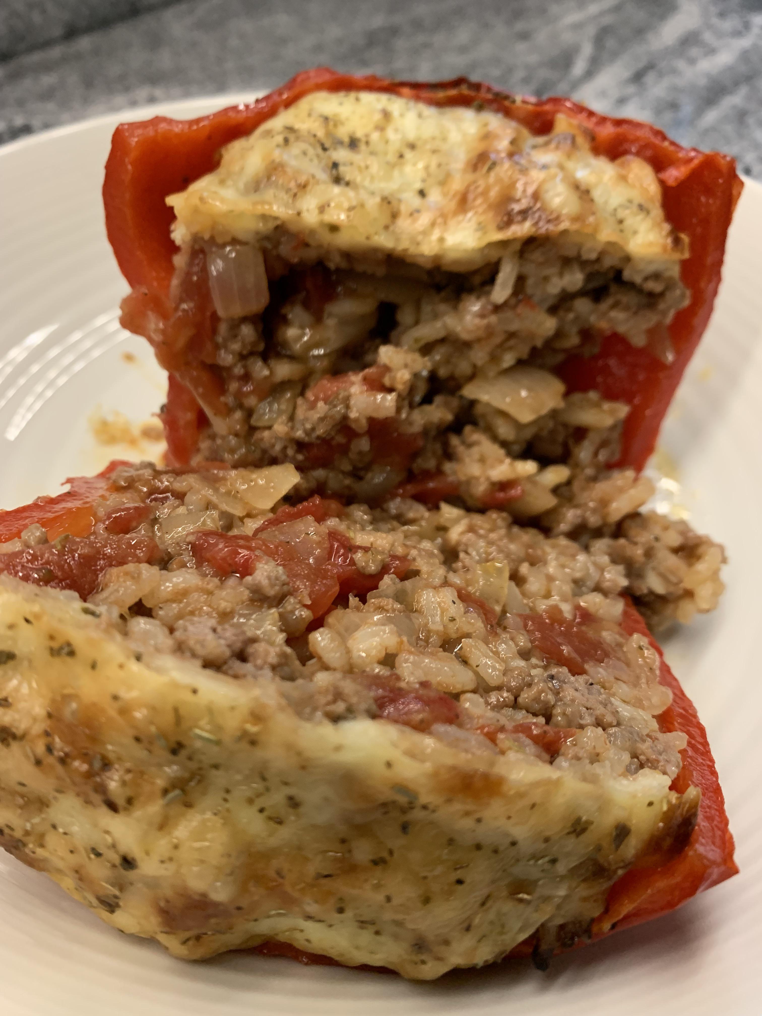 [Homemade] Stuffed peppers | Scrolller
