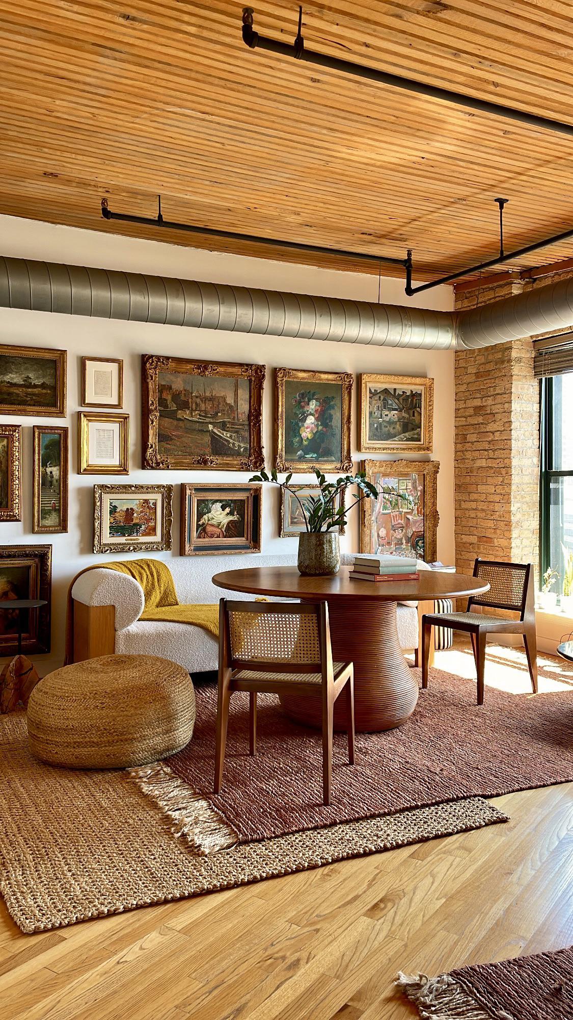 My updated Chicago loft living and dining space | Scrolller