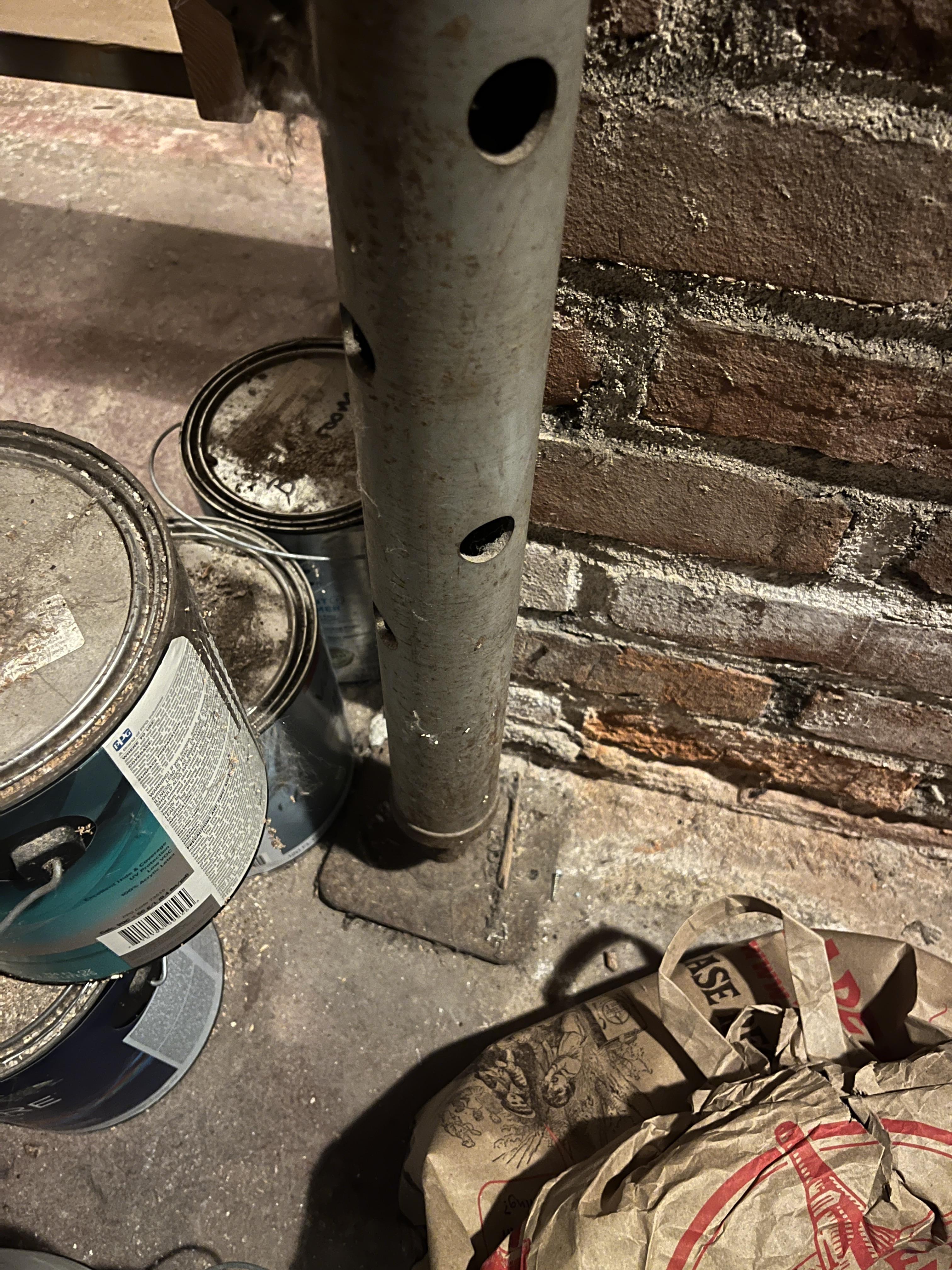 Support posts in basement | Scrolller