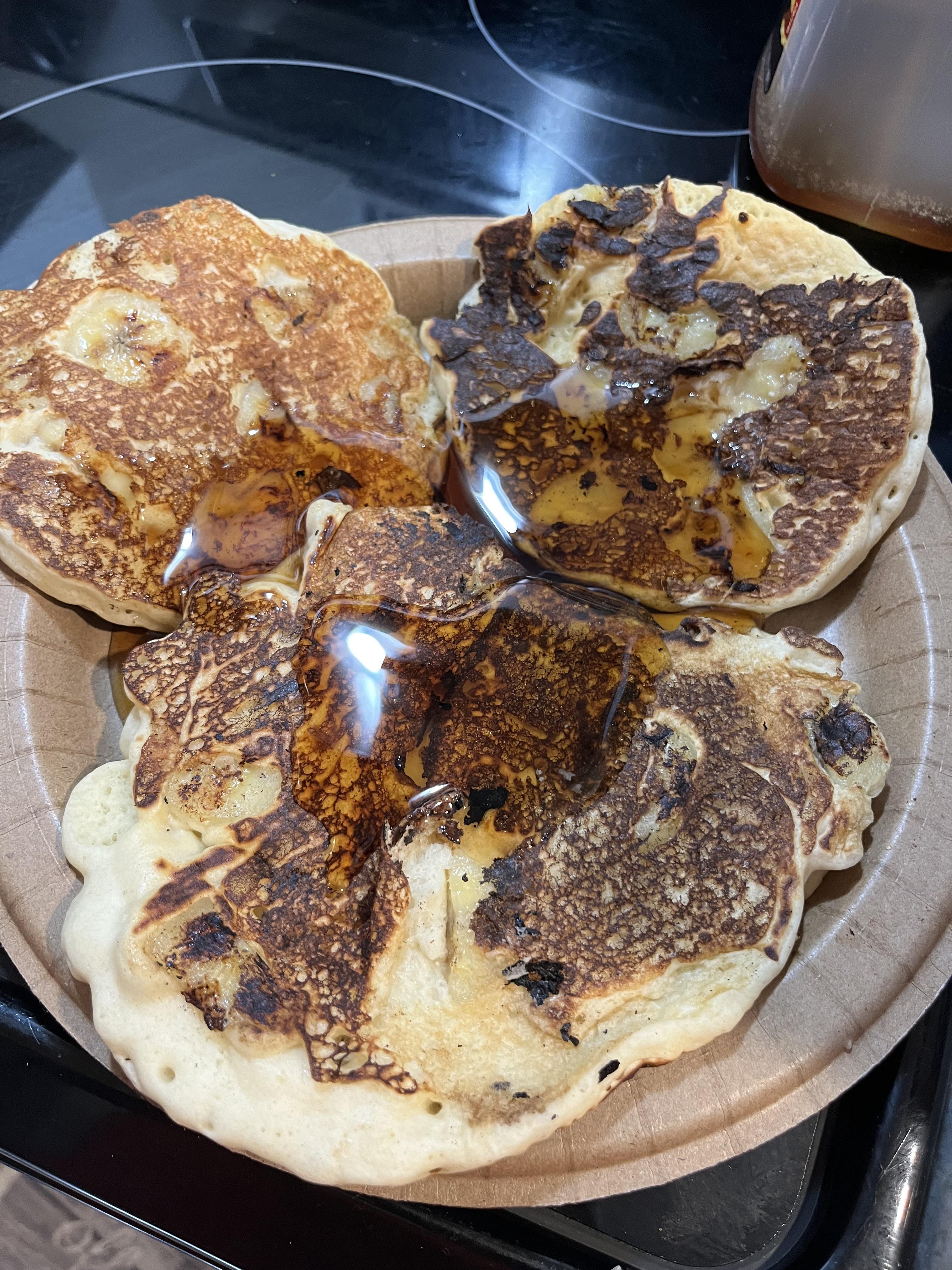 Homemade]” banana pancakes for lunch | Scrolller