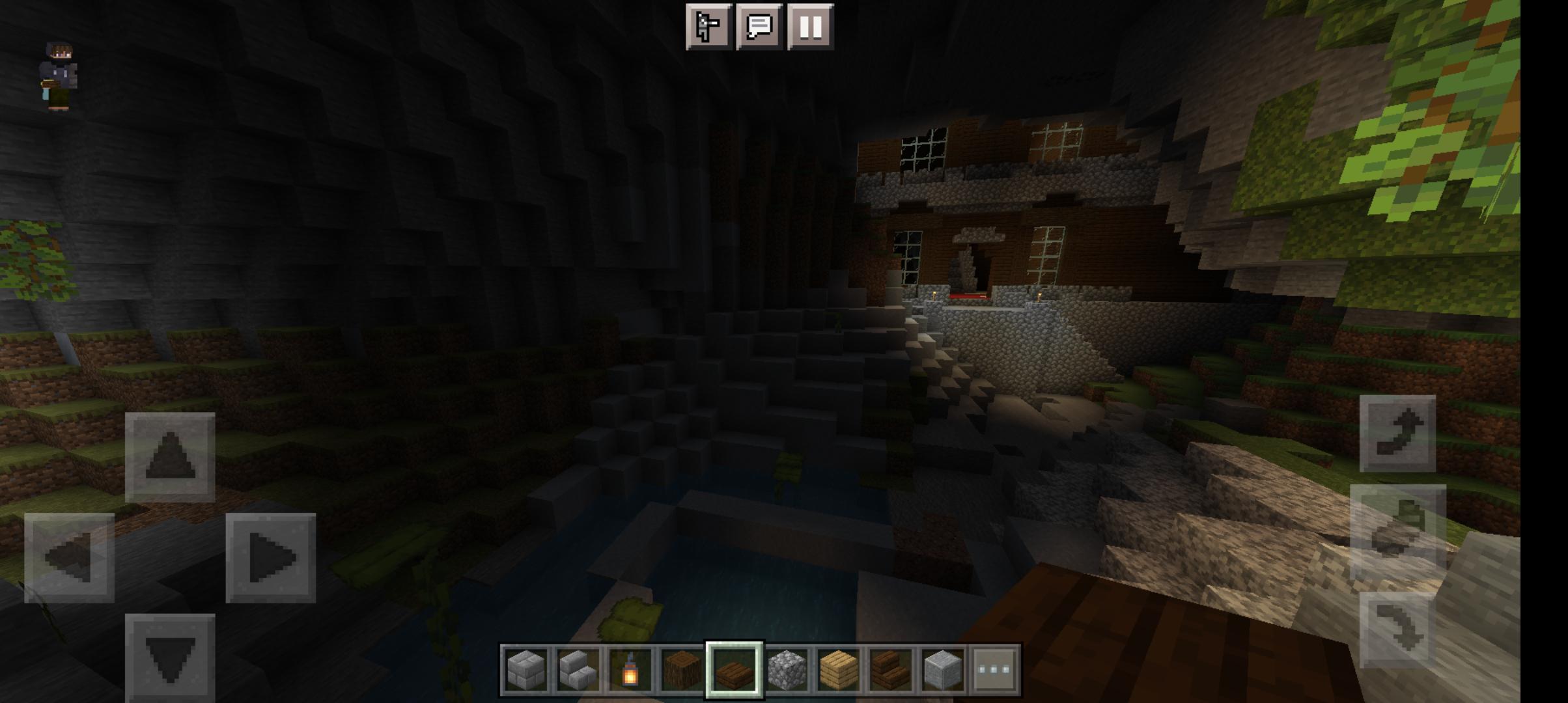 A woodland mansion inside a lush cave | Scrolller