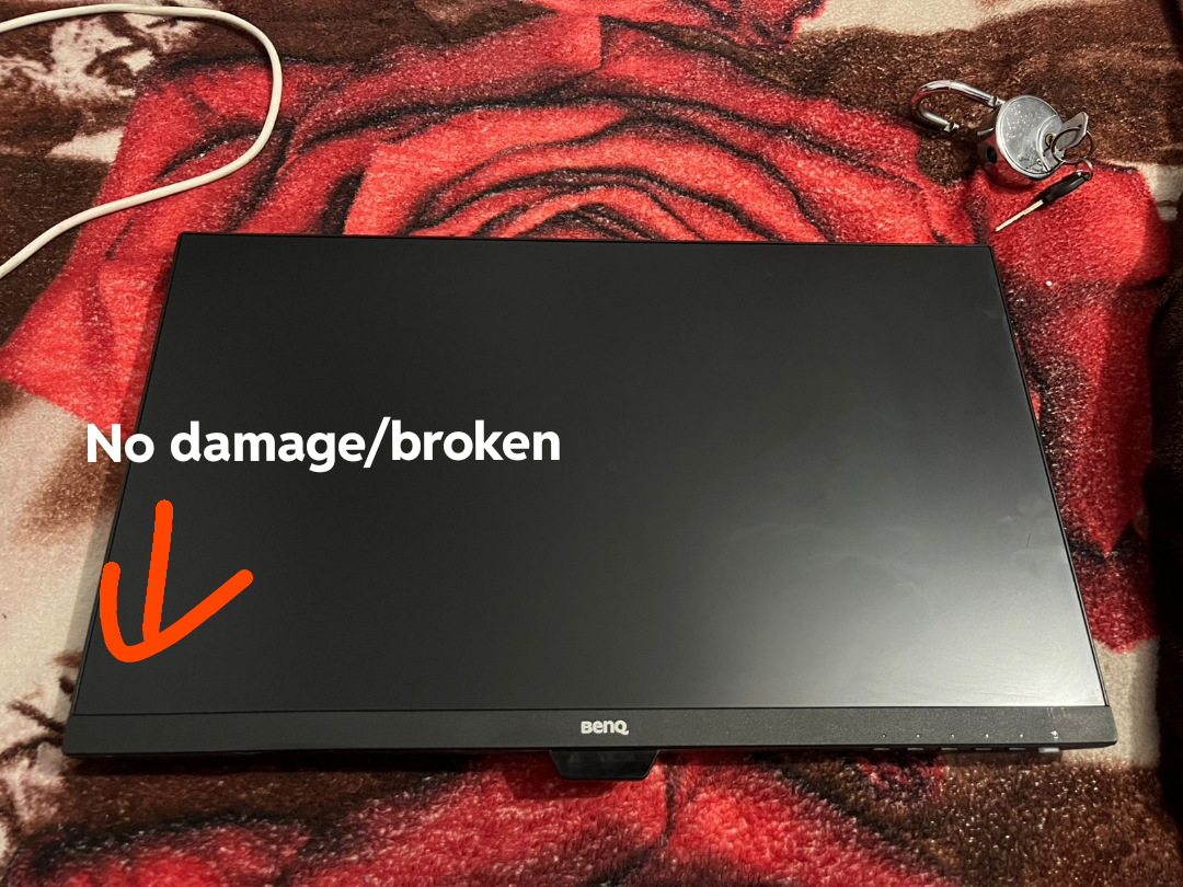 Monitor screen cracked while in transport | Scrolller