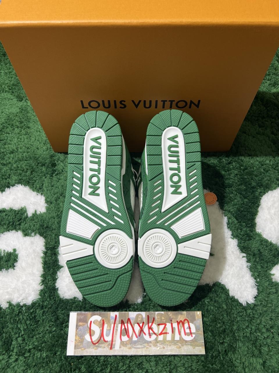 Louis Vuitton trainer green from Chipotle | Scrolller