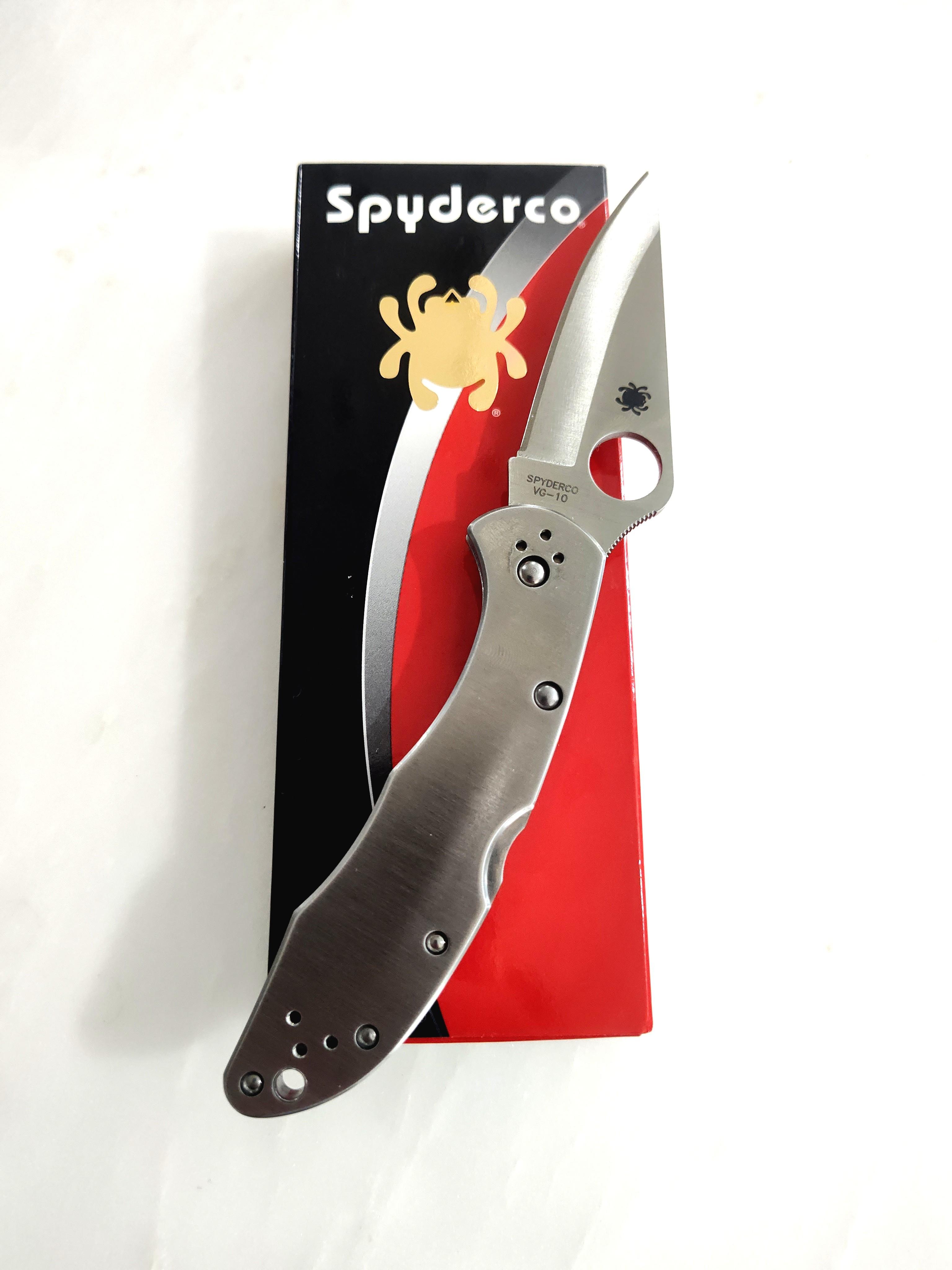 NKD! Spyderco Delica 4 stainless | Scrolller