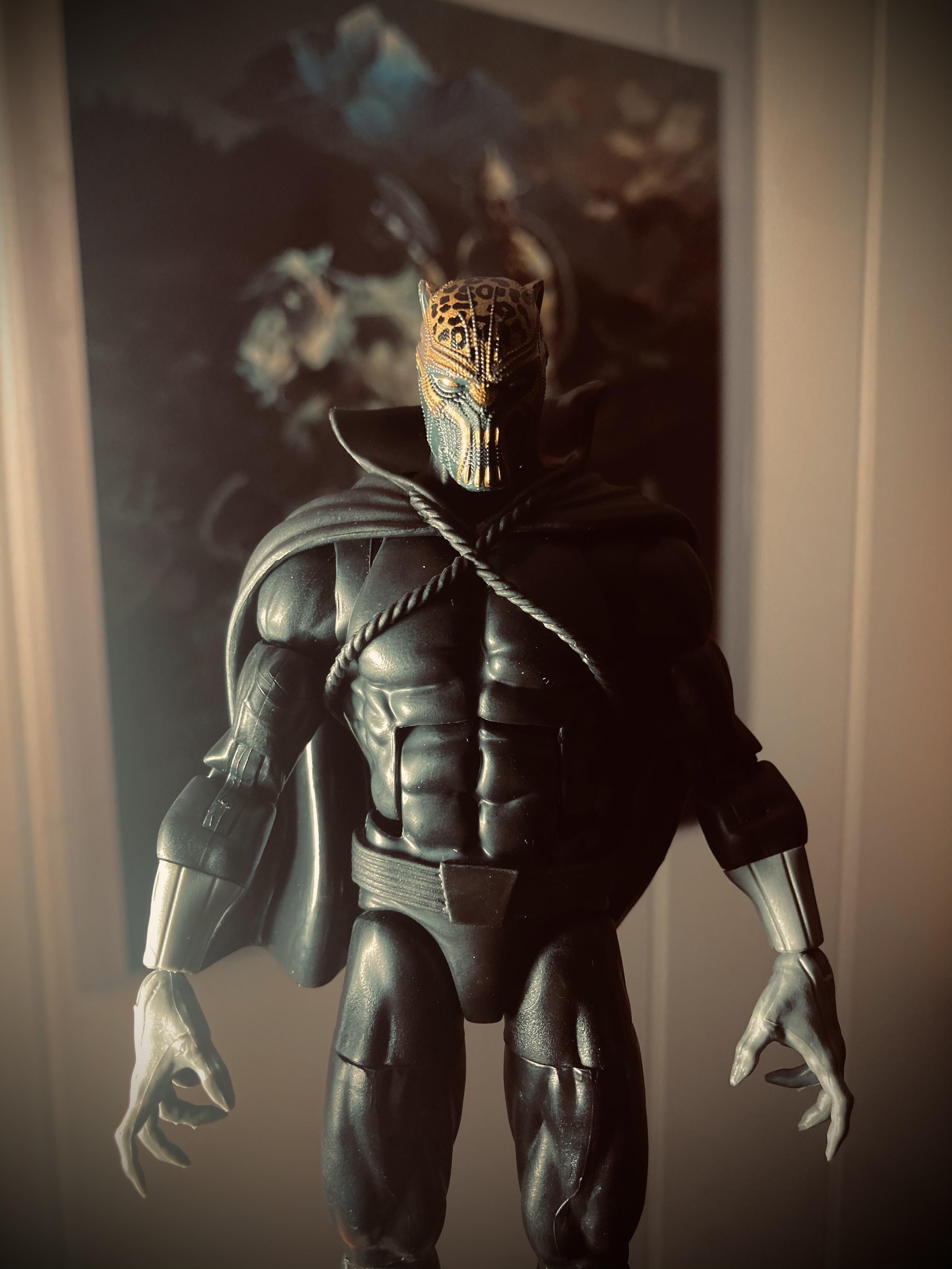 The new definitive look for Black Panther in my collection. ( Killmonger head + Comic BP body ...
