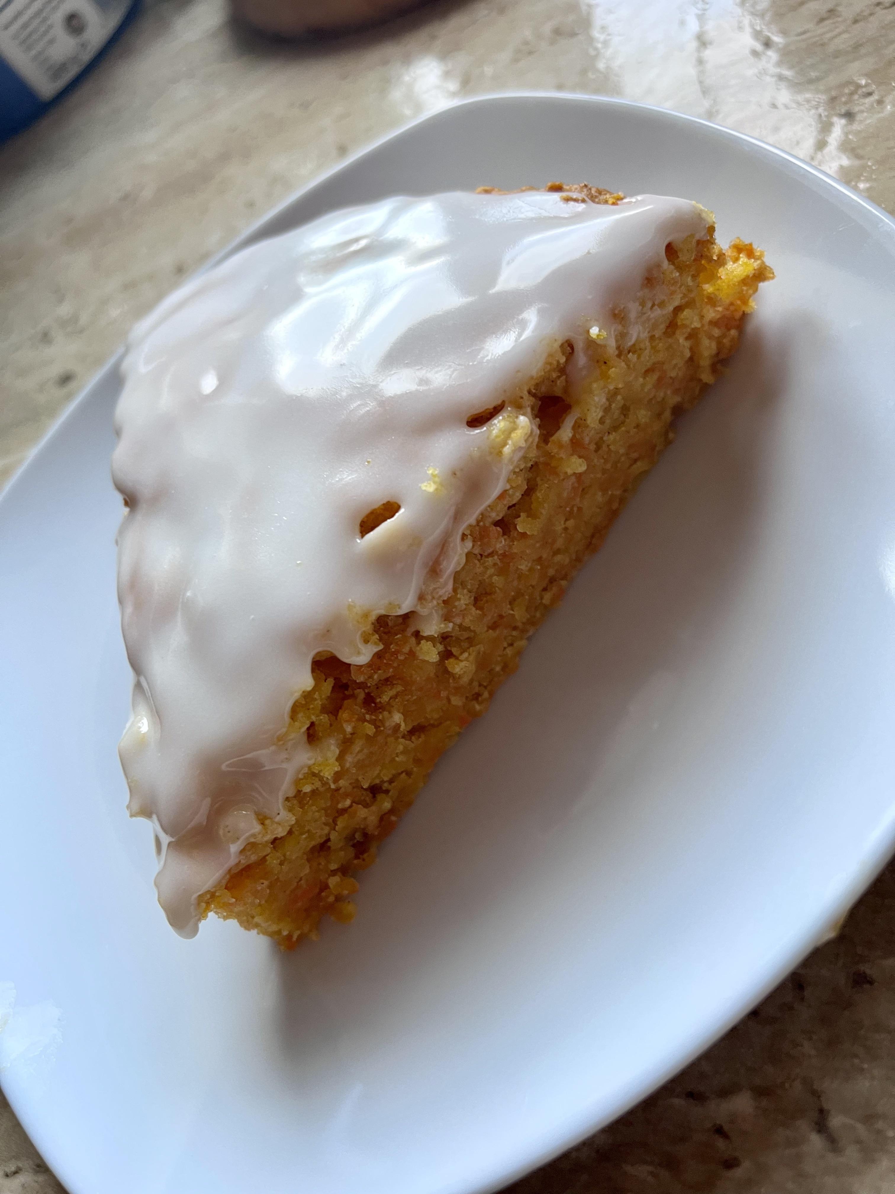 [homemade] carrot cake with icing | Scrolller
