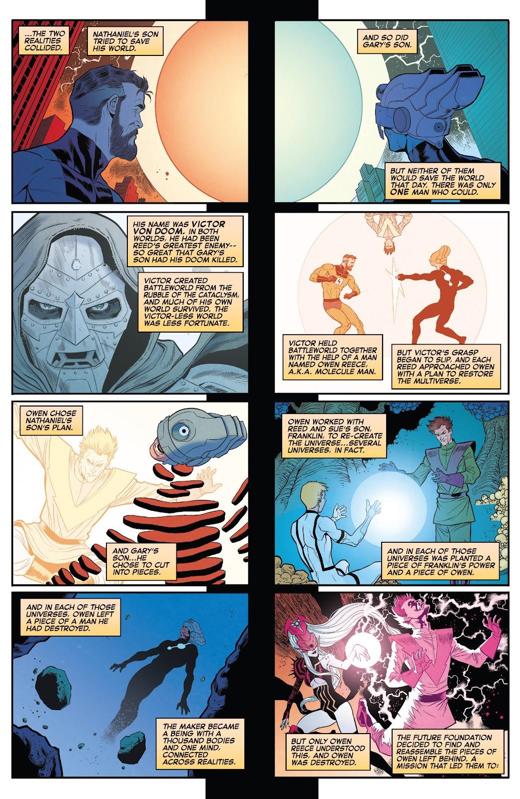 The difference between Reed Richards 616 and The Maker 1610 (Future Foundation (2019) #2 ...
