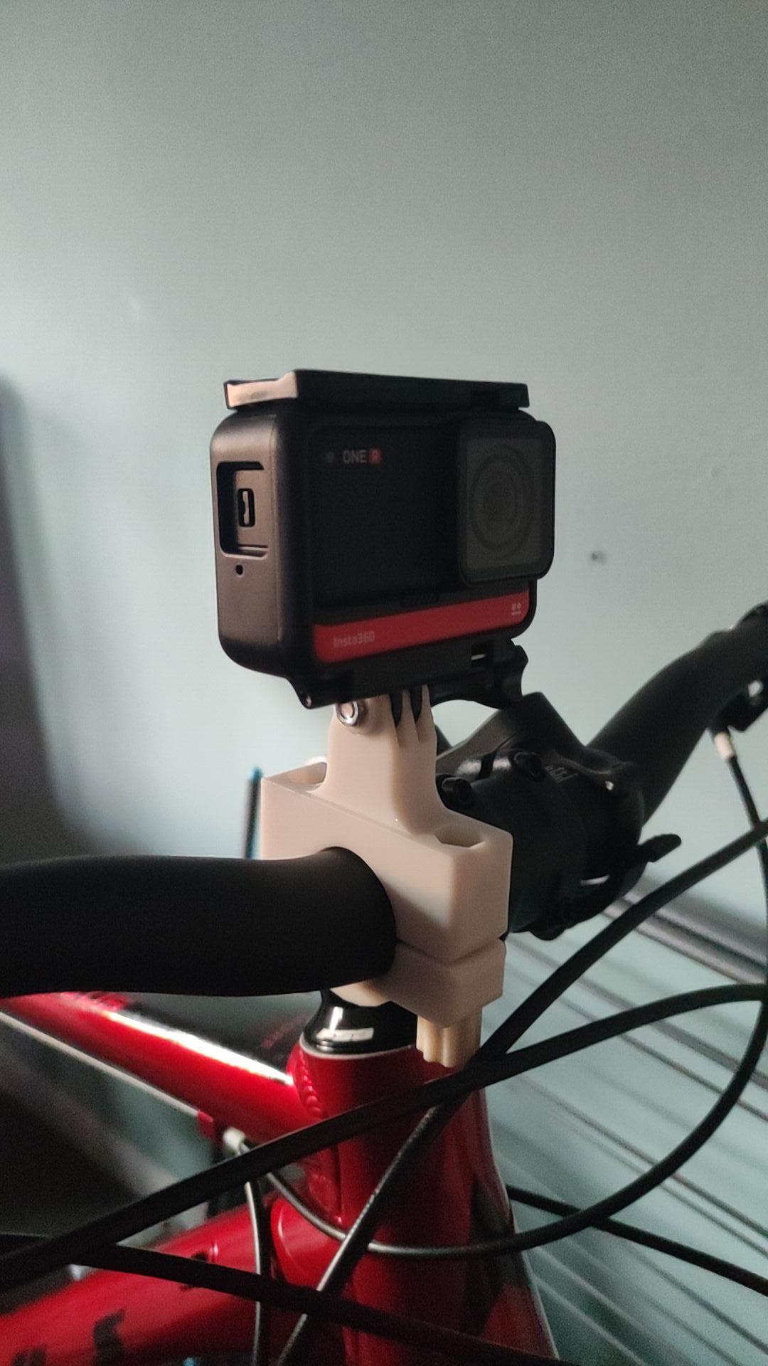 Got my Insta360 One R yesterday, so modelled and printed some mounts for it. | Scrolller