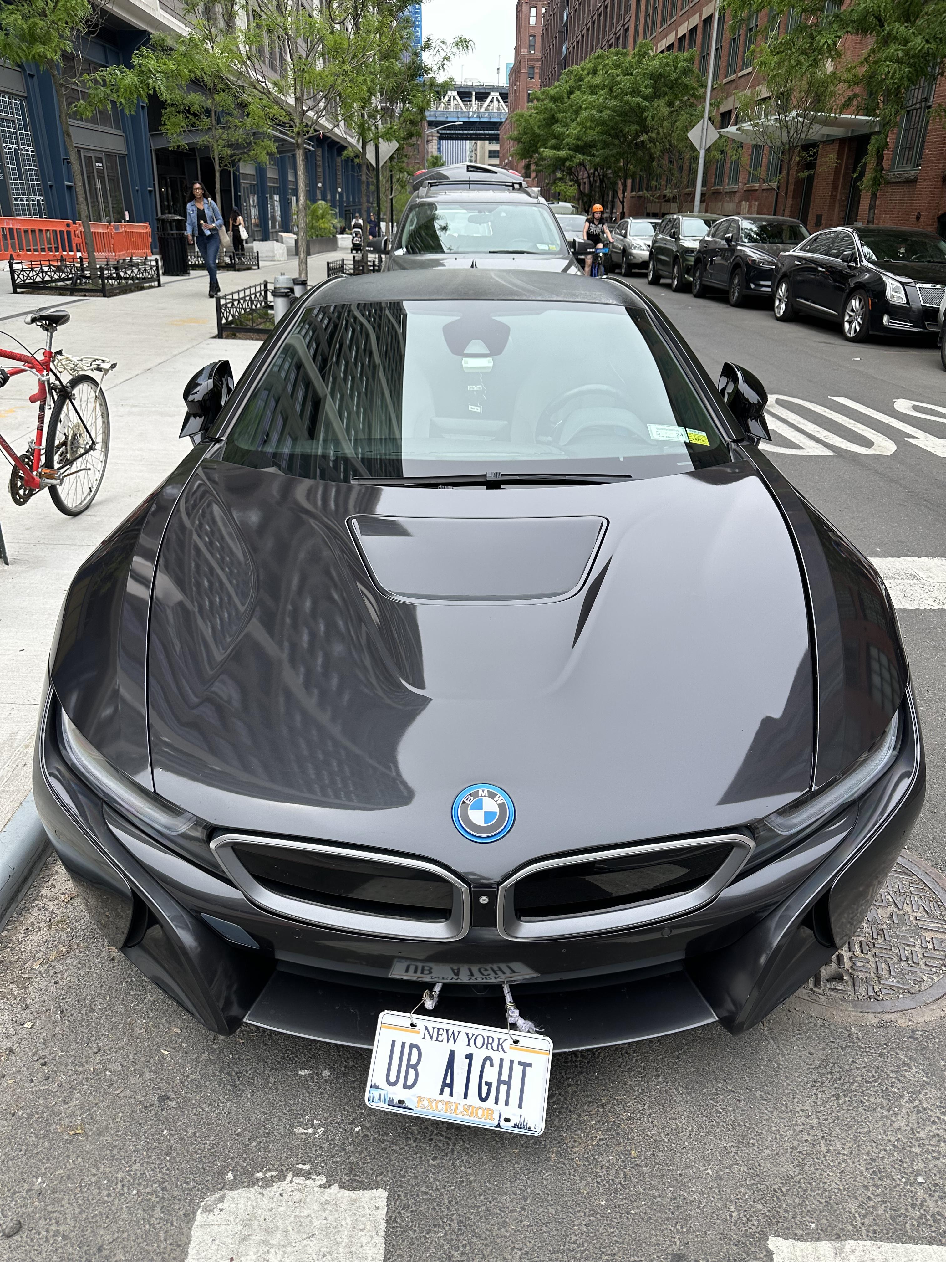 New no drill front plate mounting option spotted on an i8 | Scrolller