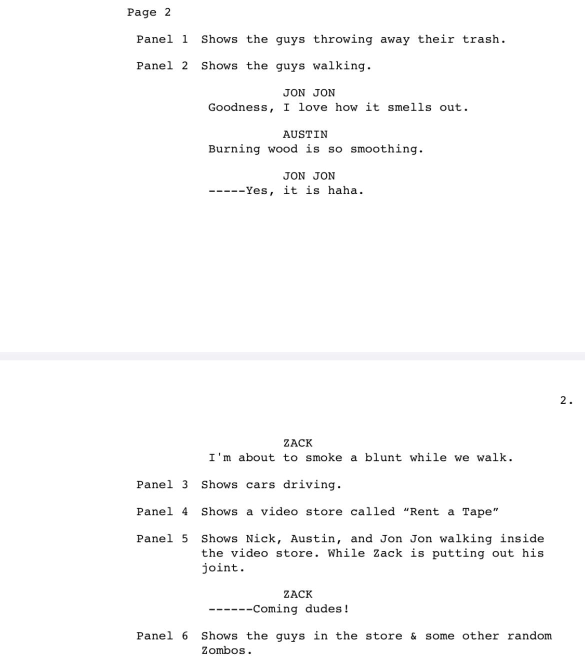 [OC] Here’s some pages out my recent script🤘🏽🤟🏽 | Scrolller