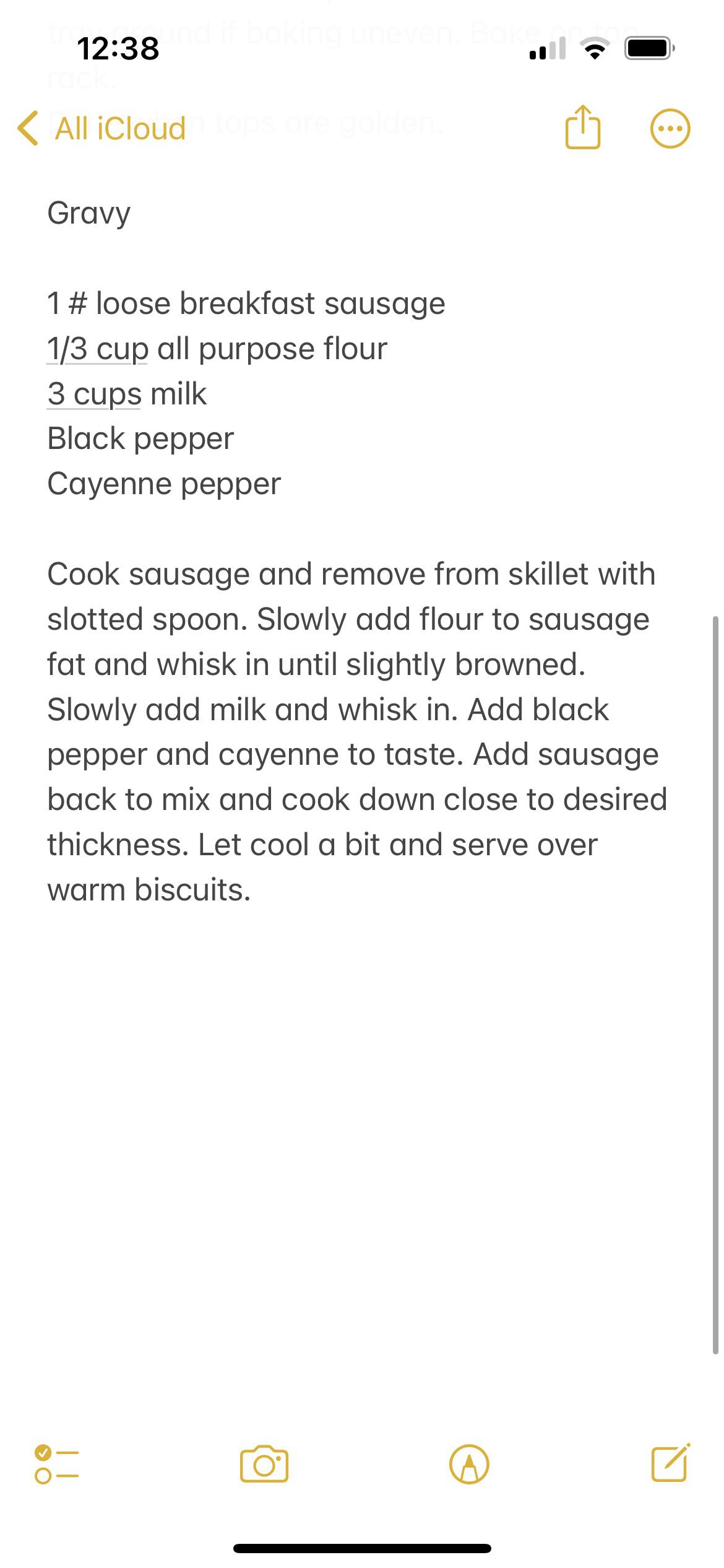 Follow-up: Biscuit and Gravy Recipe | Scrolller