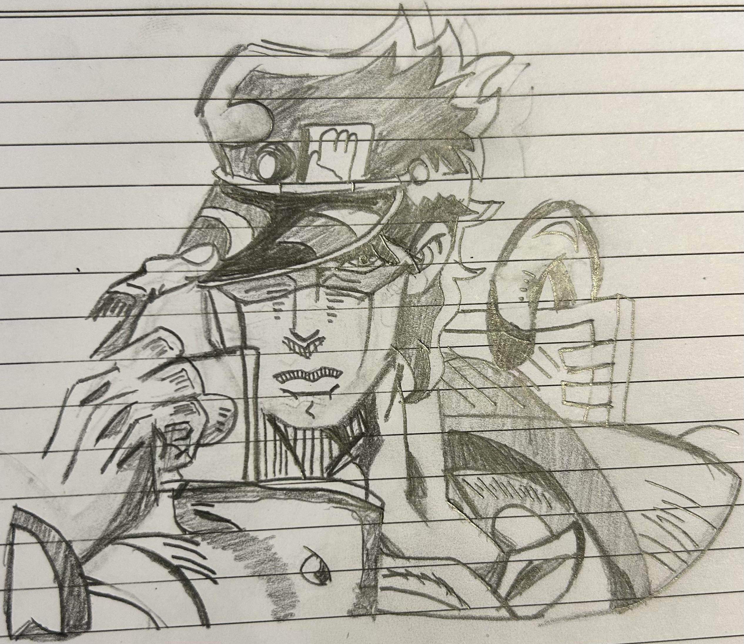 I drew jotaro | Scrolller