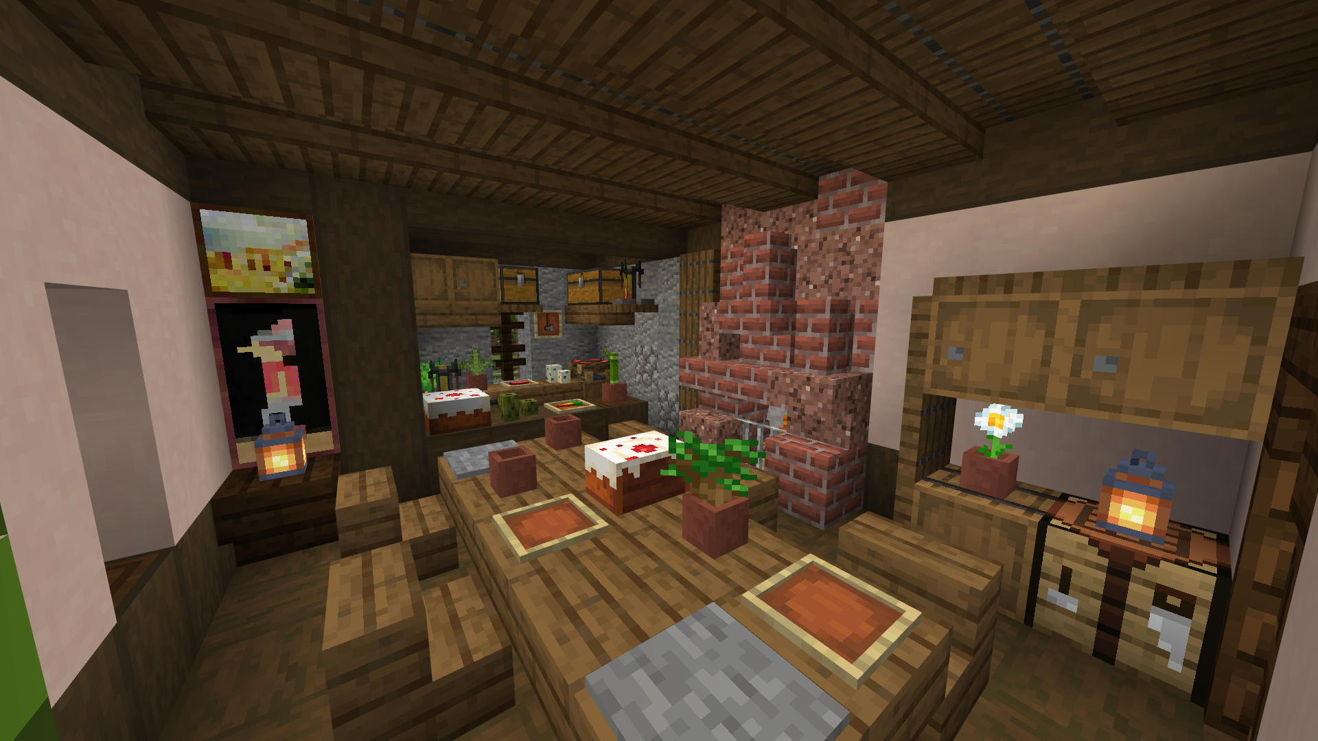 Medieval house with custom landscape + full interior | Scrolller