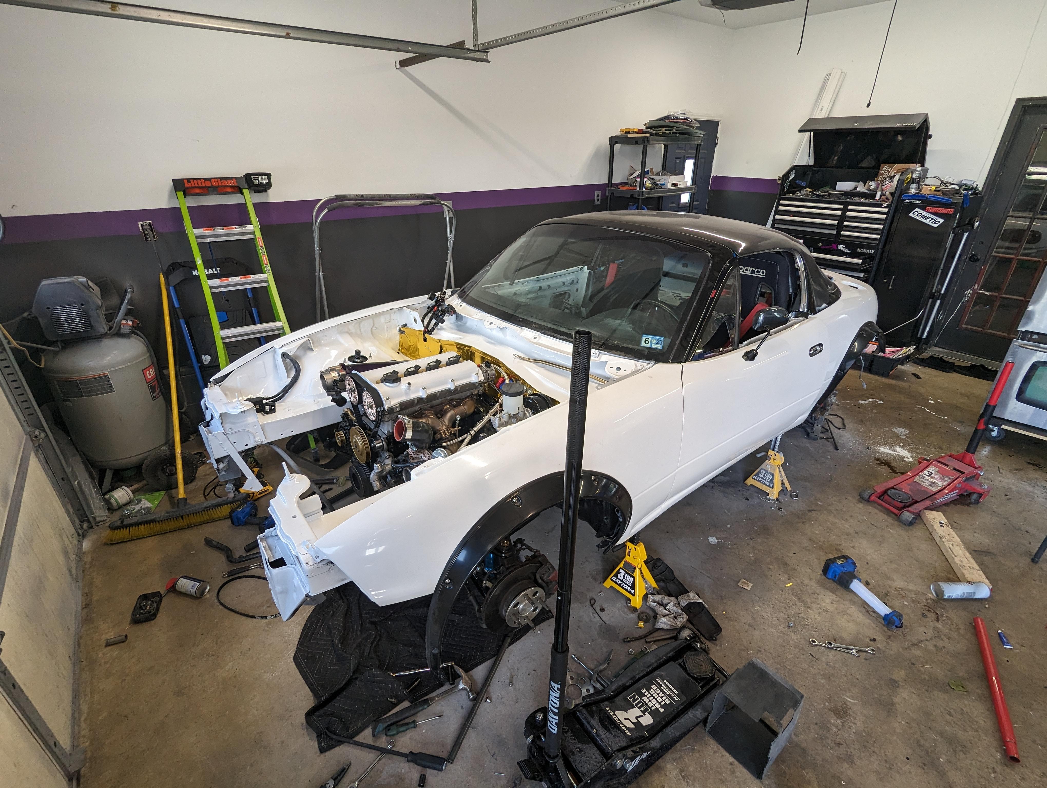 Engine finally in the car... | Scrolller