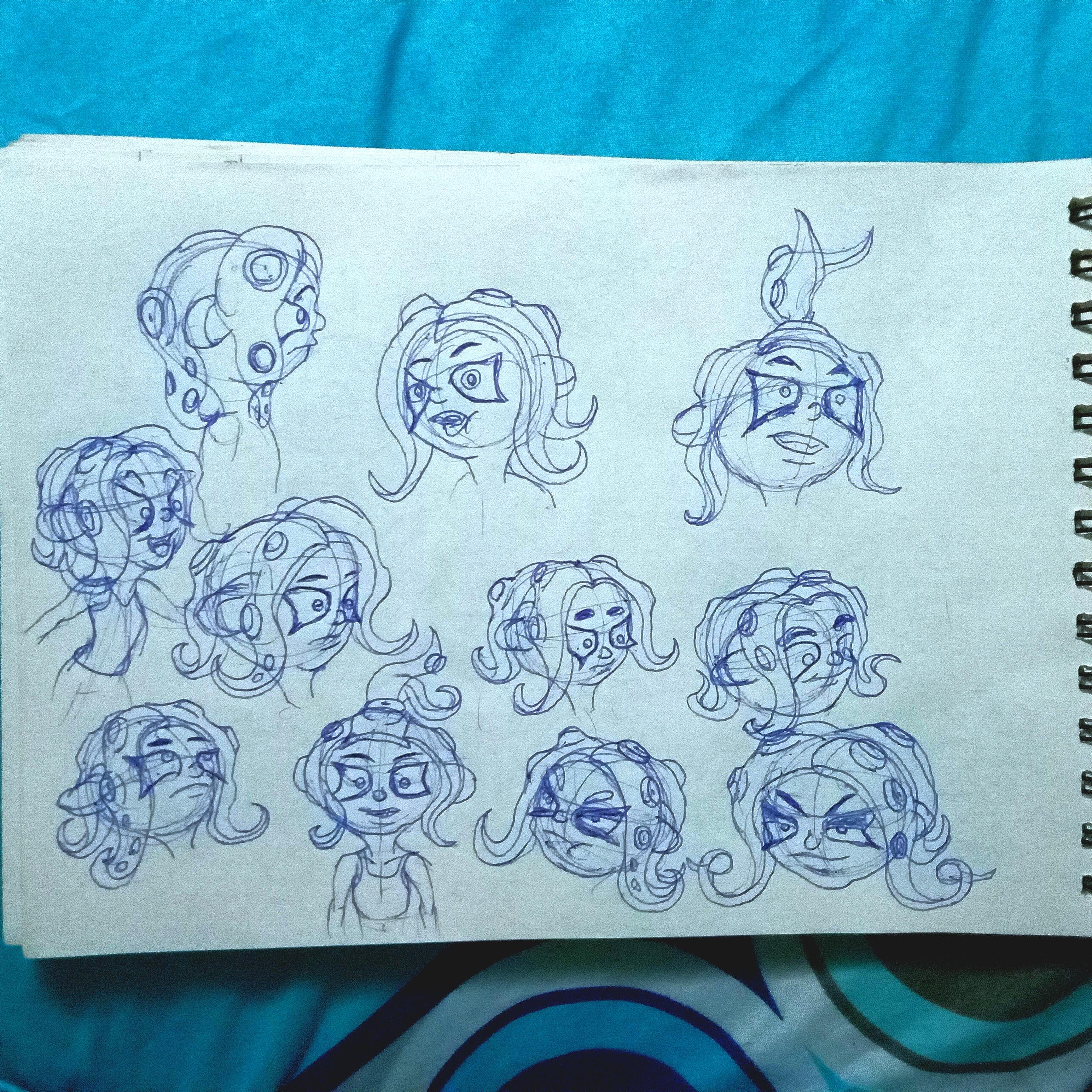 Octoling sketches done by me | Scrolller