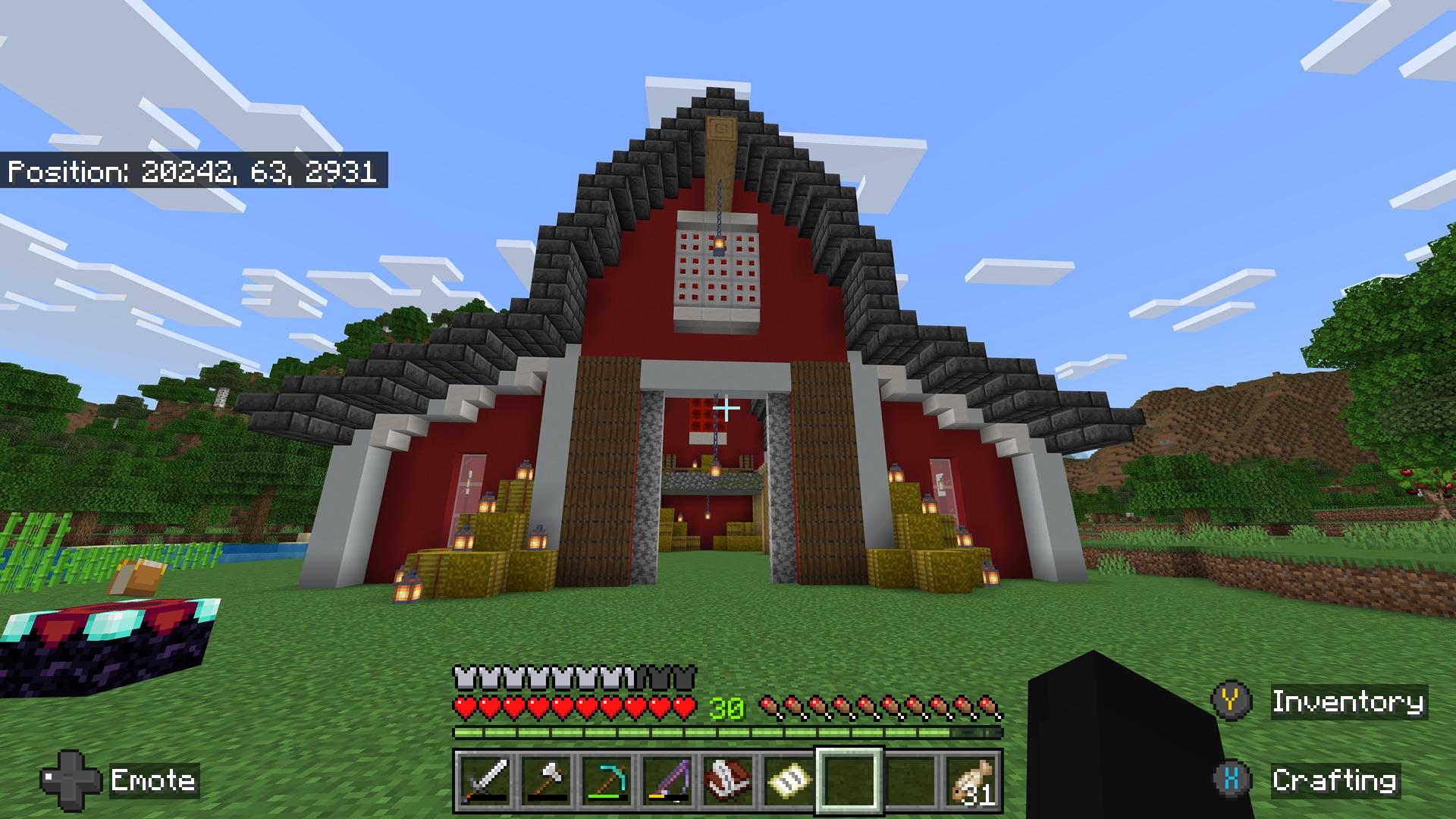 Minecraft barn | Scrolller