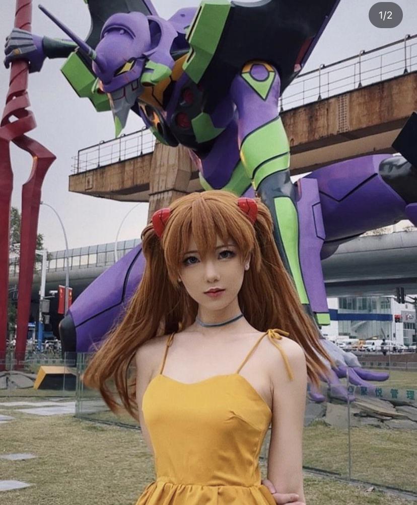 I drew Asuka scene : dunno the cosplayer | Scrolller