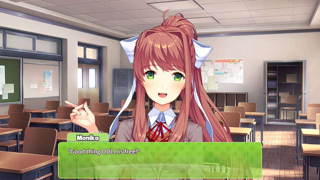 Monika wants you to play DDLC | Scrolller