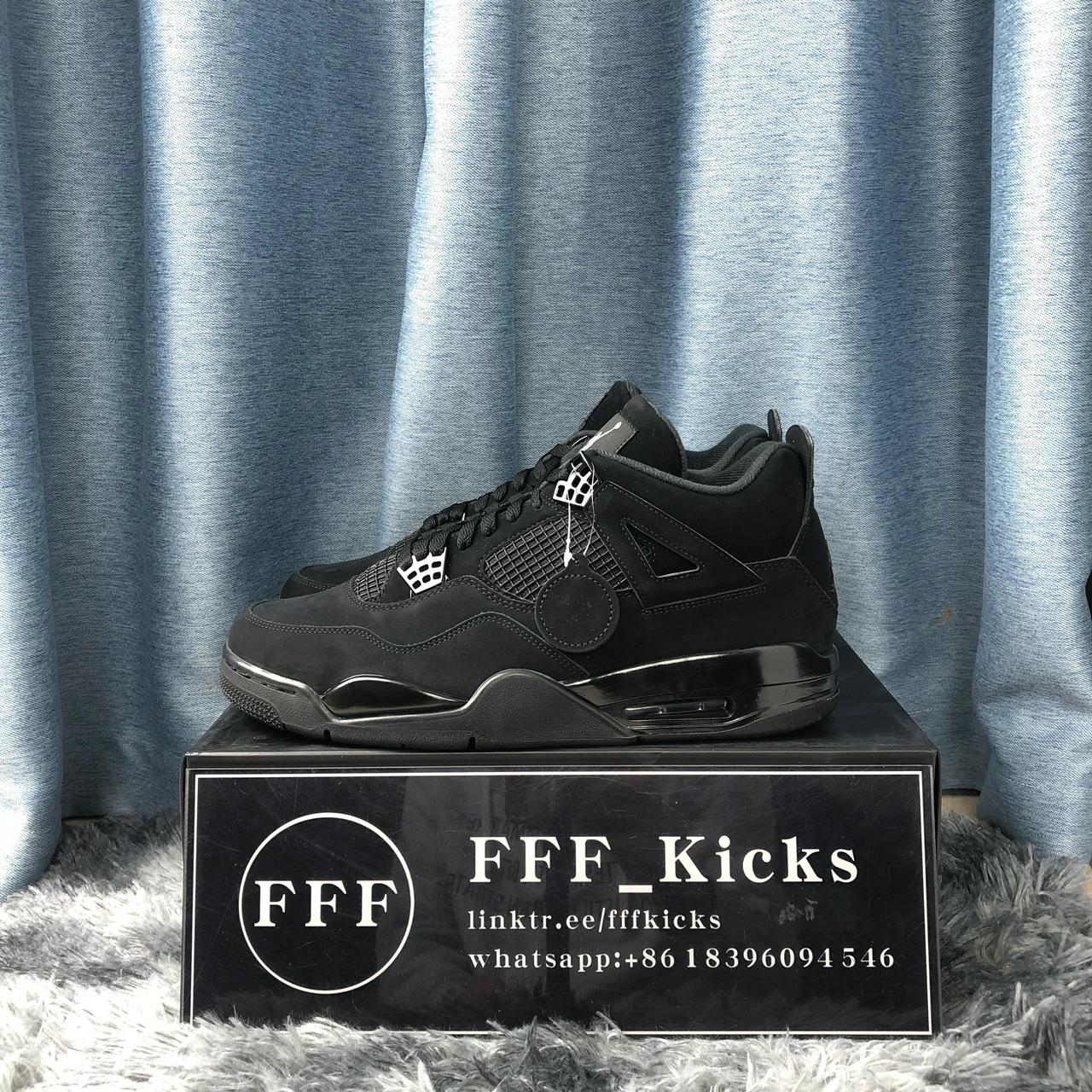QC on Jordan 4 Black Cats from FFF Kicks | Scrolller