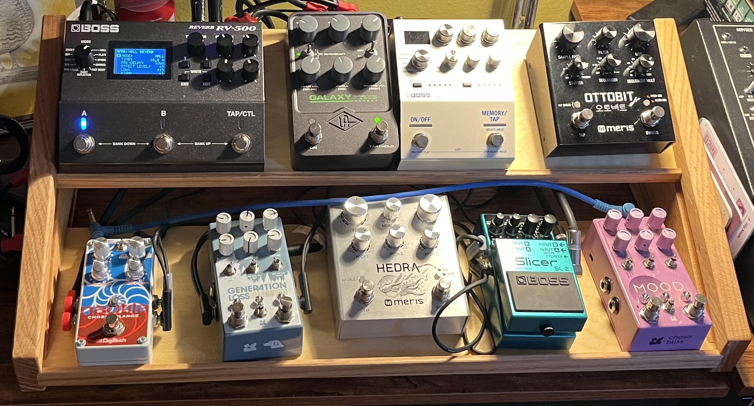 Setup and new Synth pedal setup | Scrolller