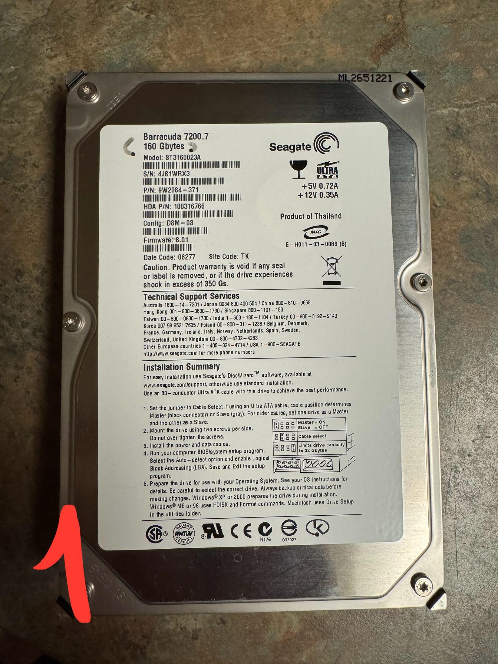 Help - Old Hard Drives | Scrolller