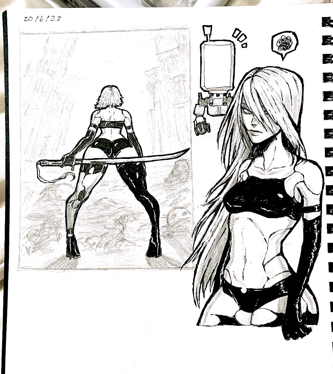 Some of my A2 drawings | Scrolller